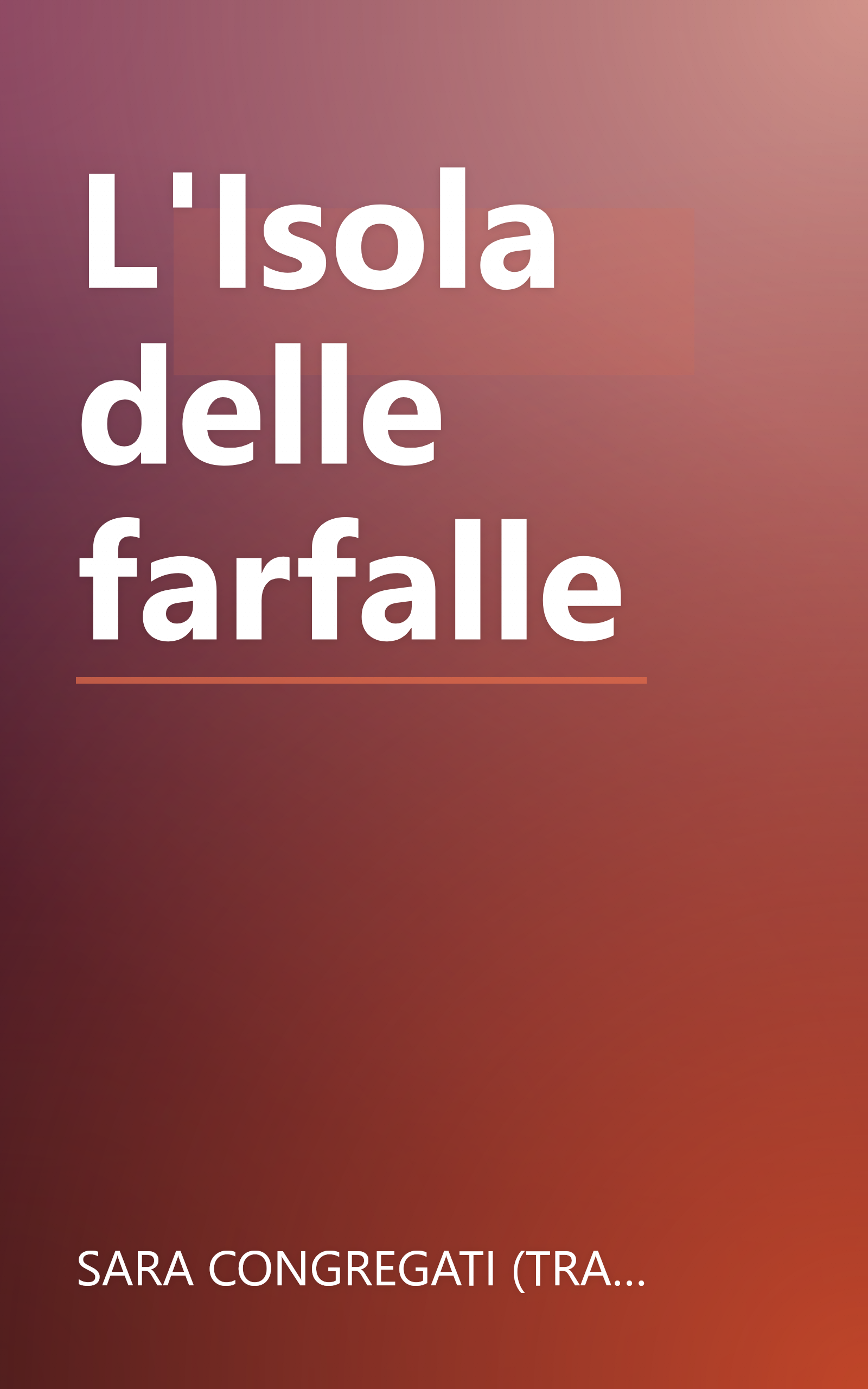 L'Isola delle farfalle book cover