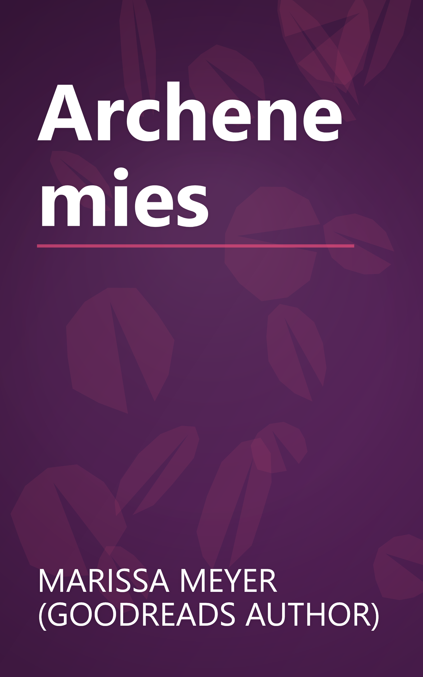 Archenemies book cover