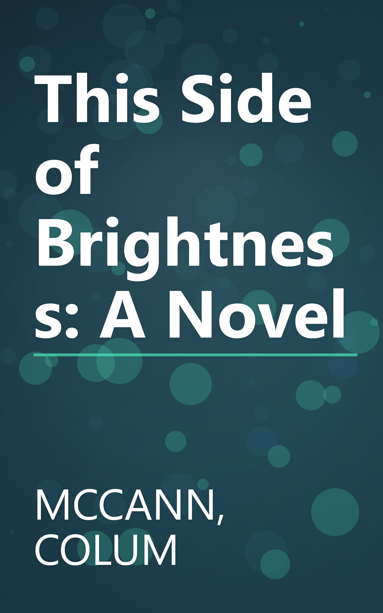 This Side of Brightness: A Novel book cover