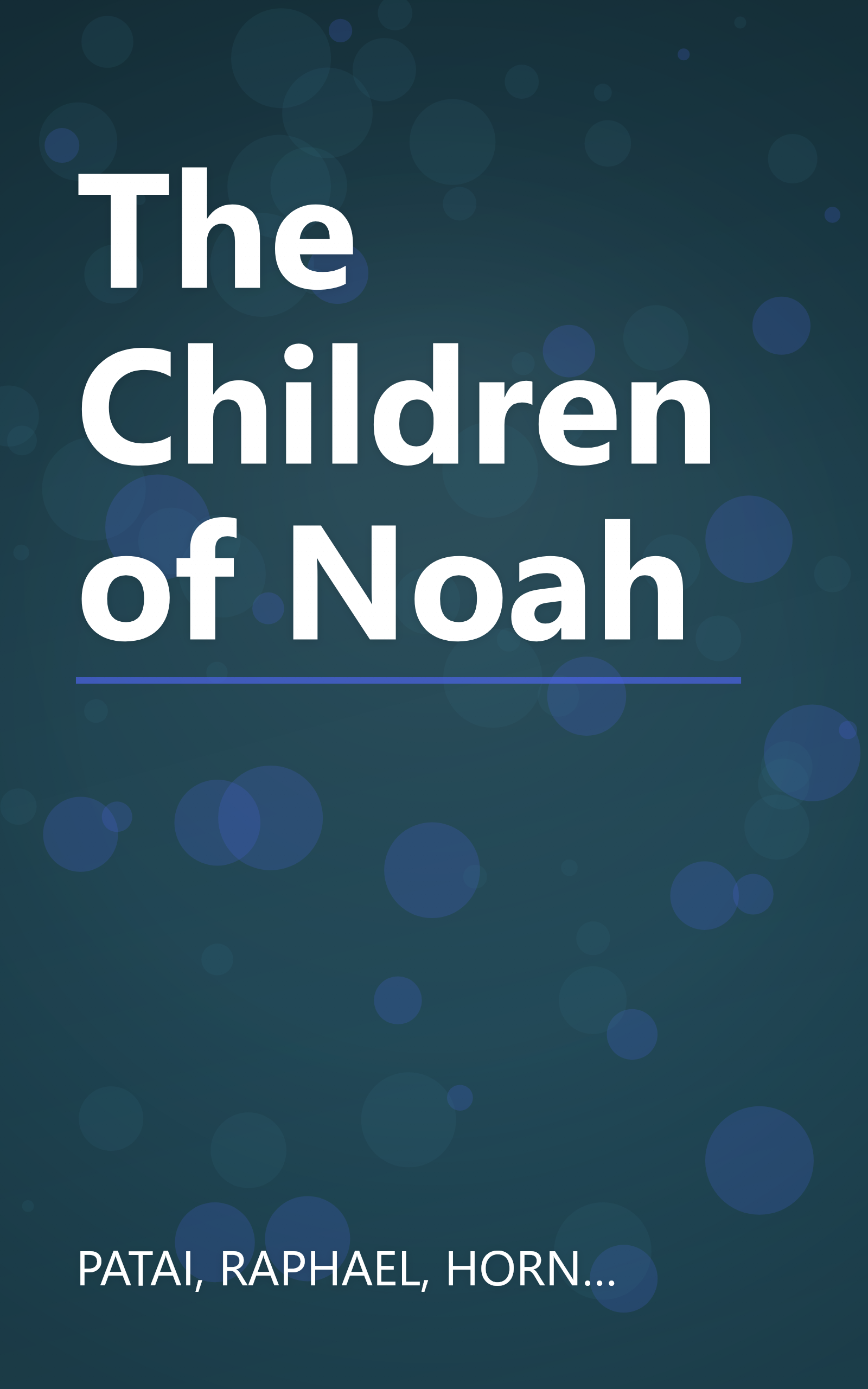 The Children of Noah book cover