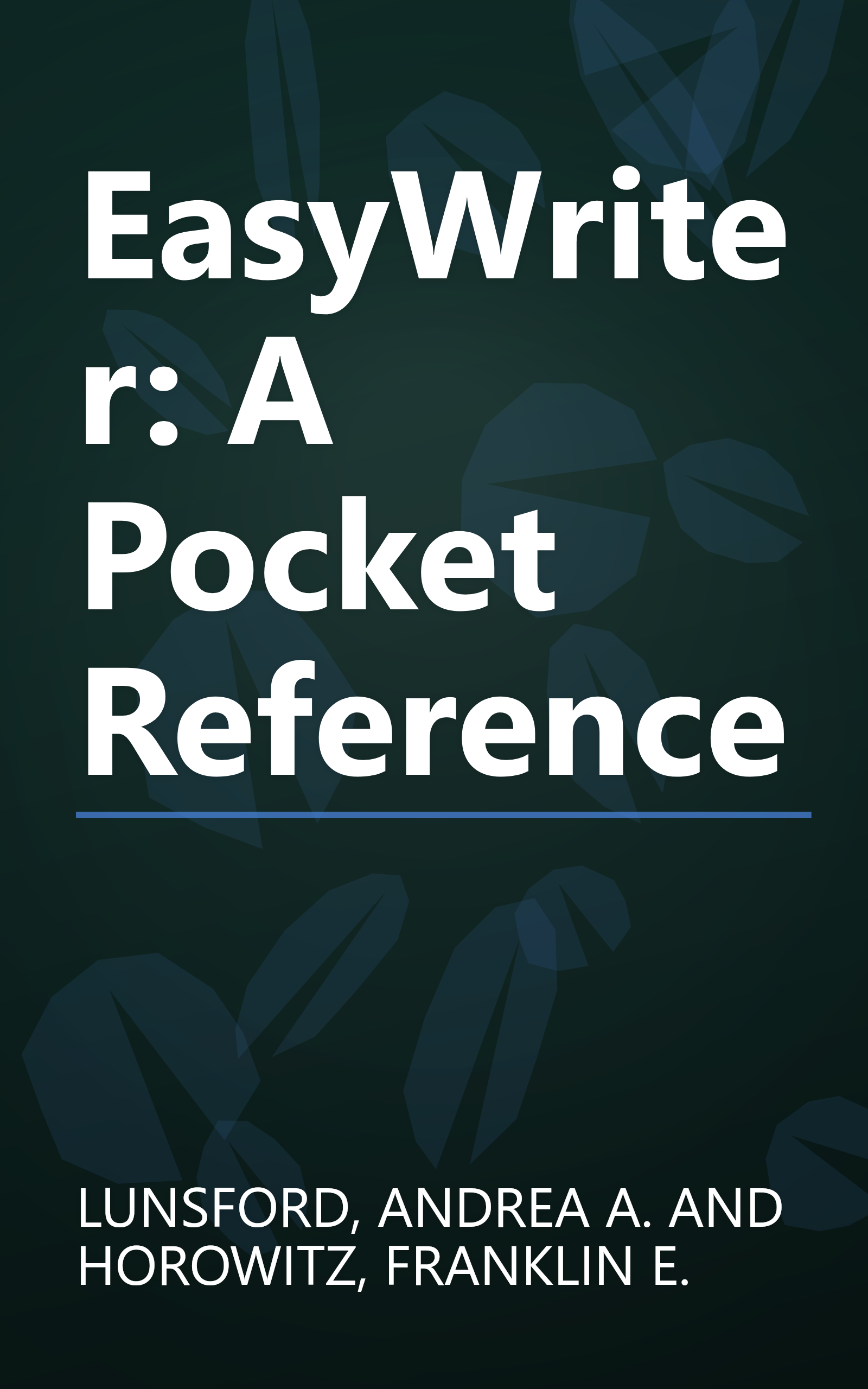 EasyWriter: A Pocket Reference book cover