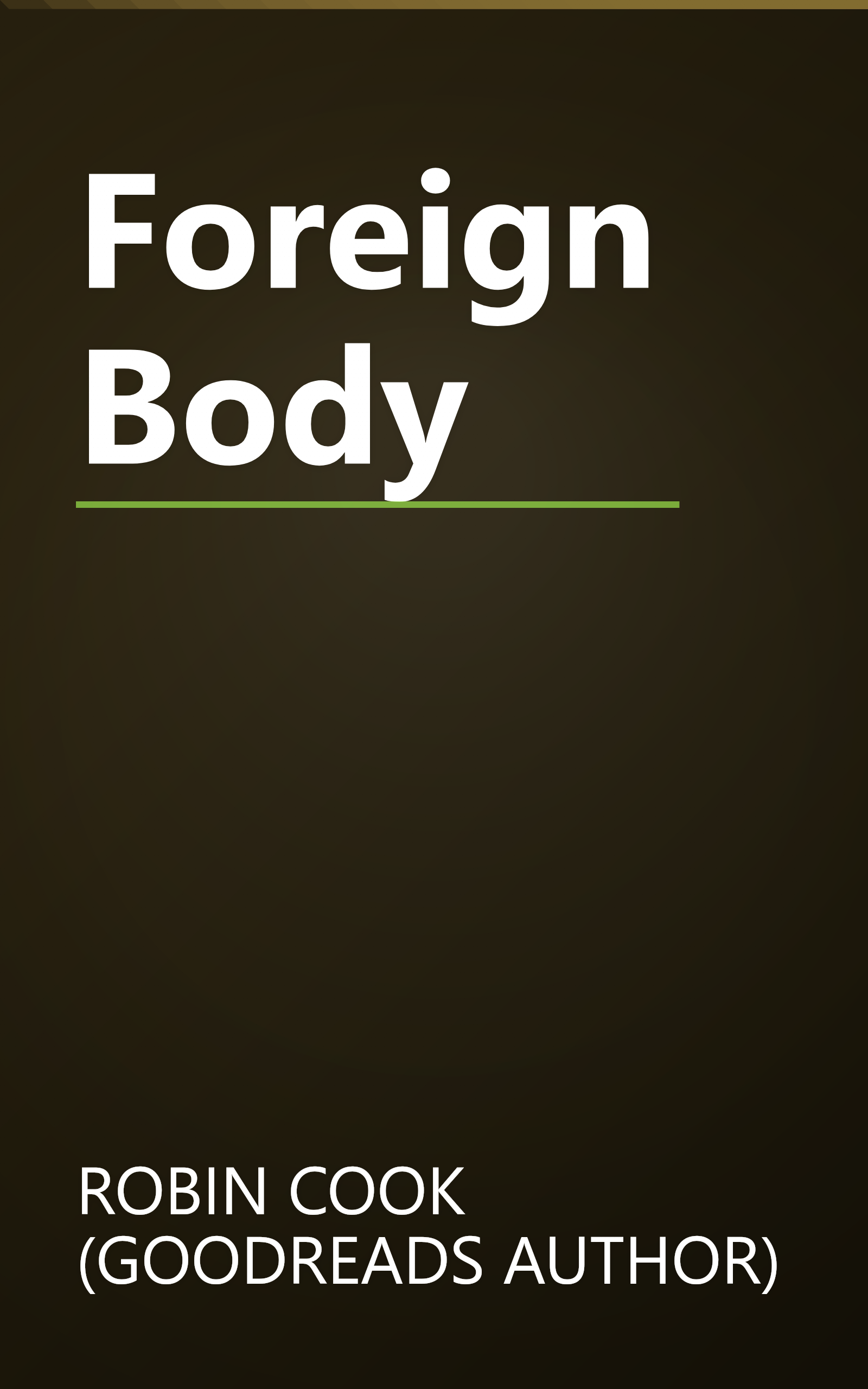 Foreign Body book cover