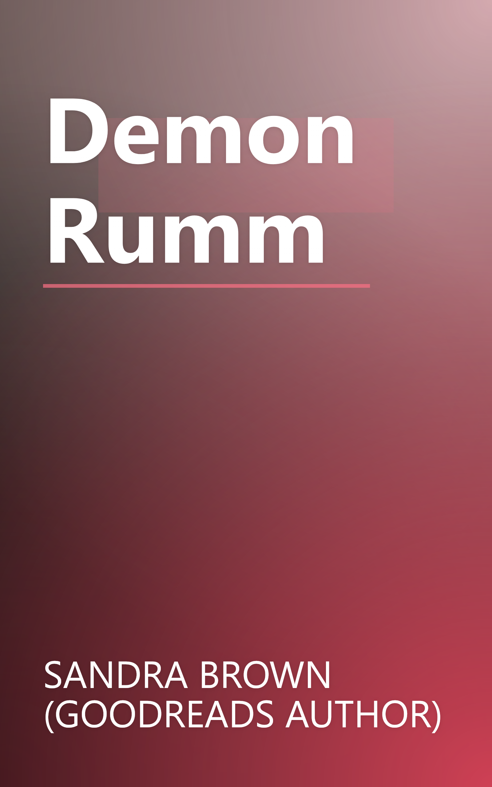Demon Rumm book cover
