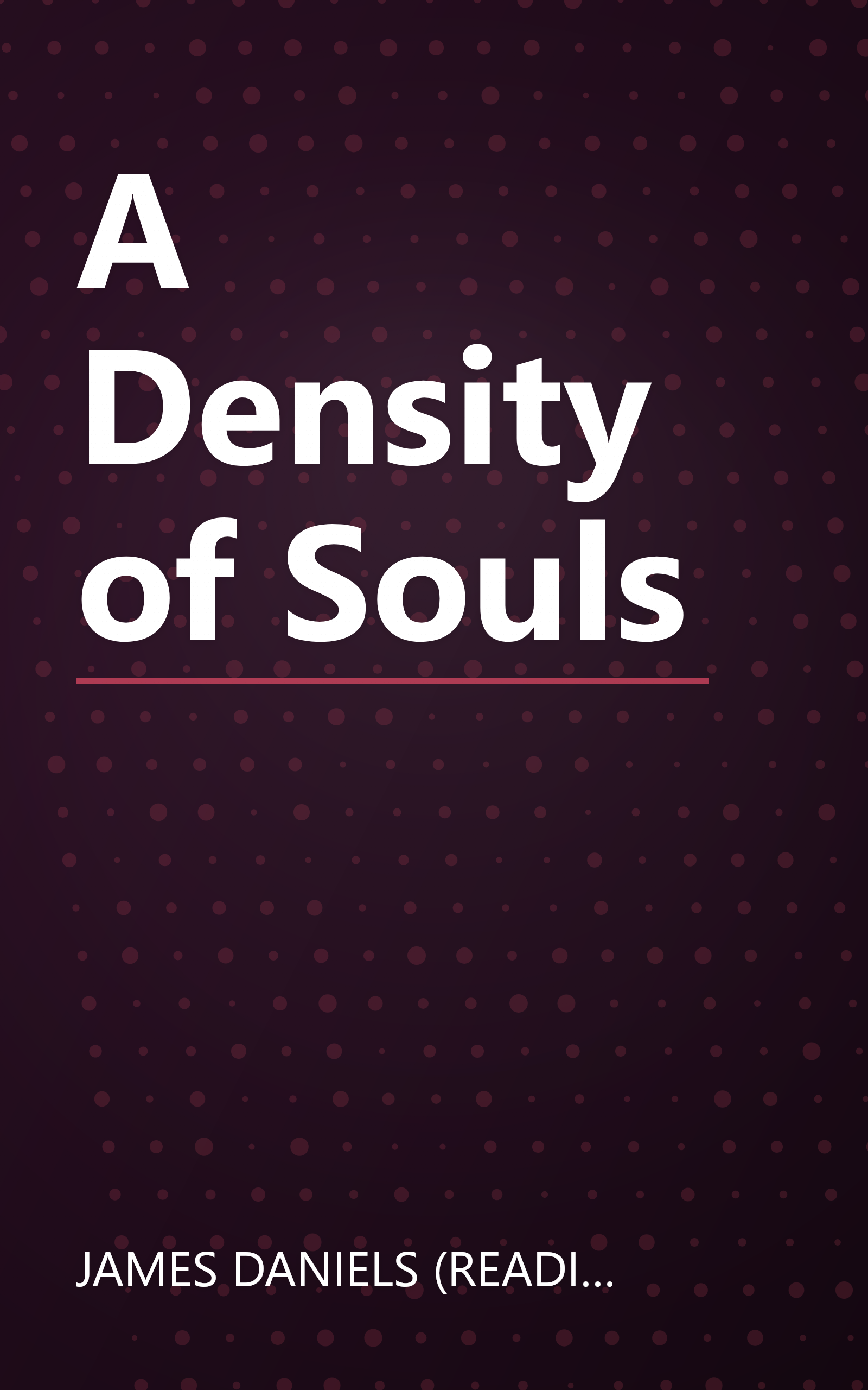 A Density of Souls book cover