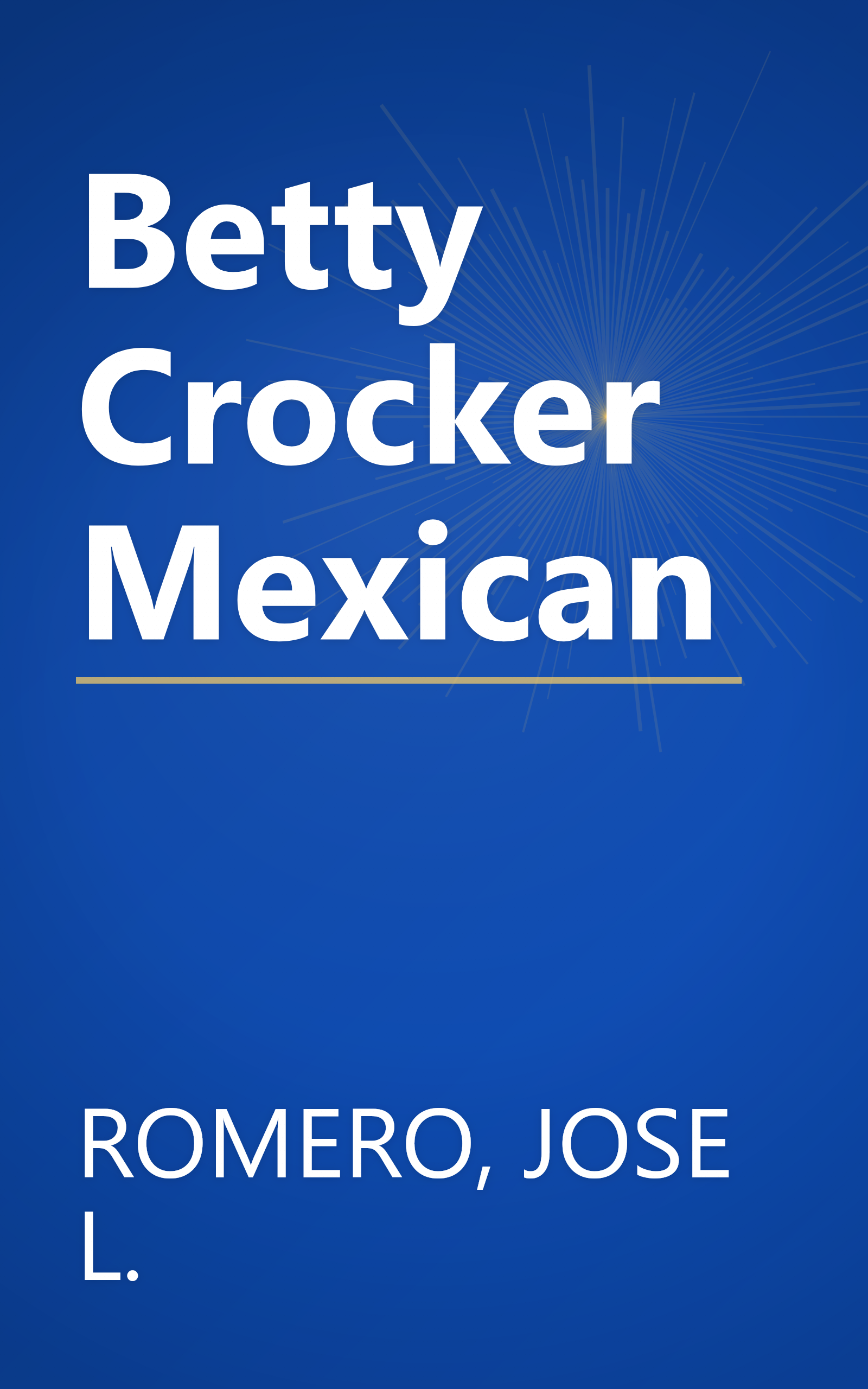 Betty Crocker Mexican book cover
