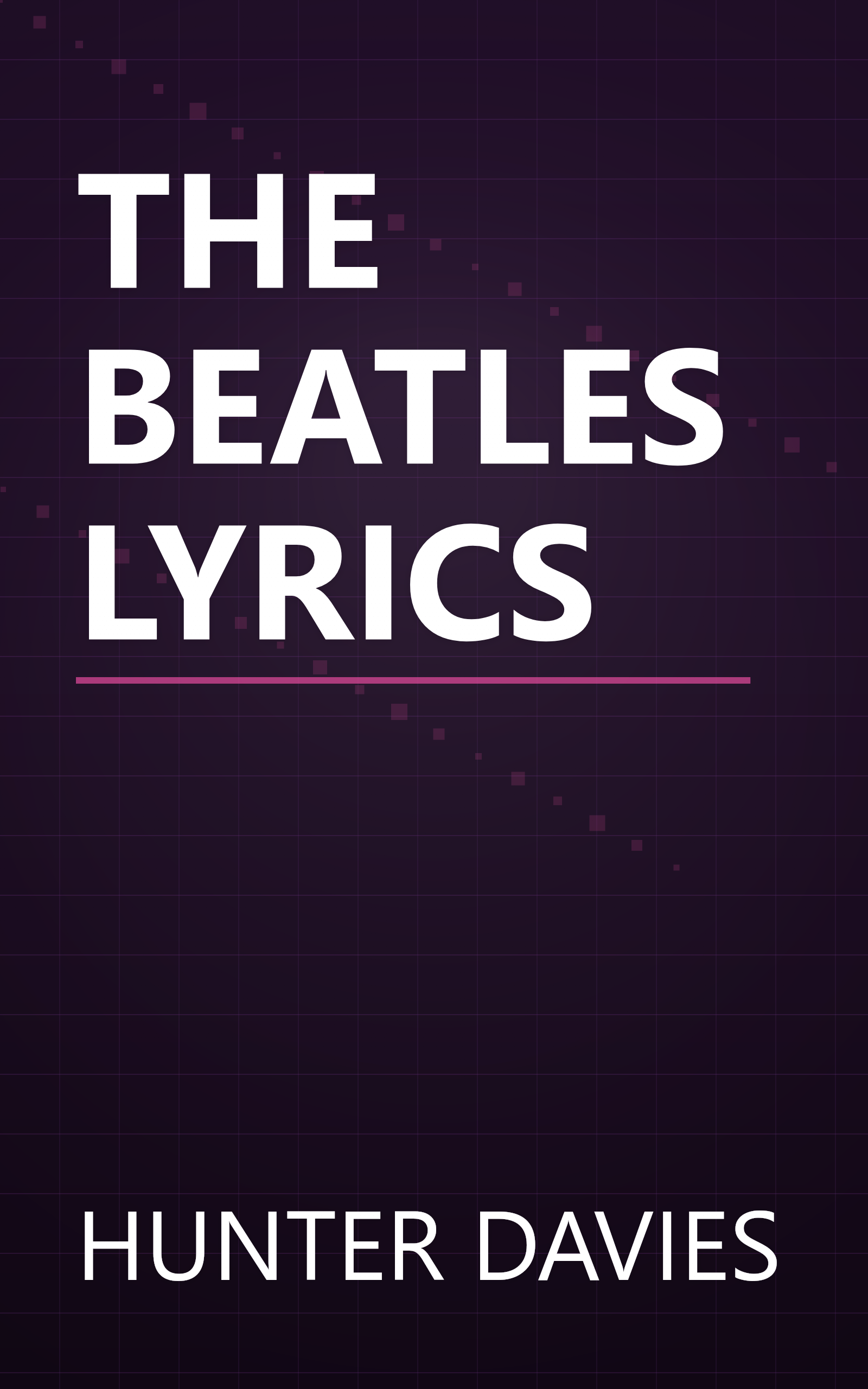 THE BEATLES LYRICS book cover