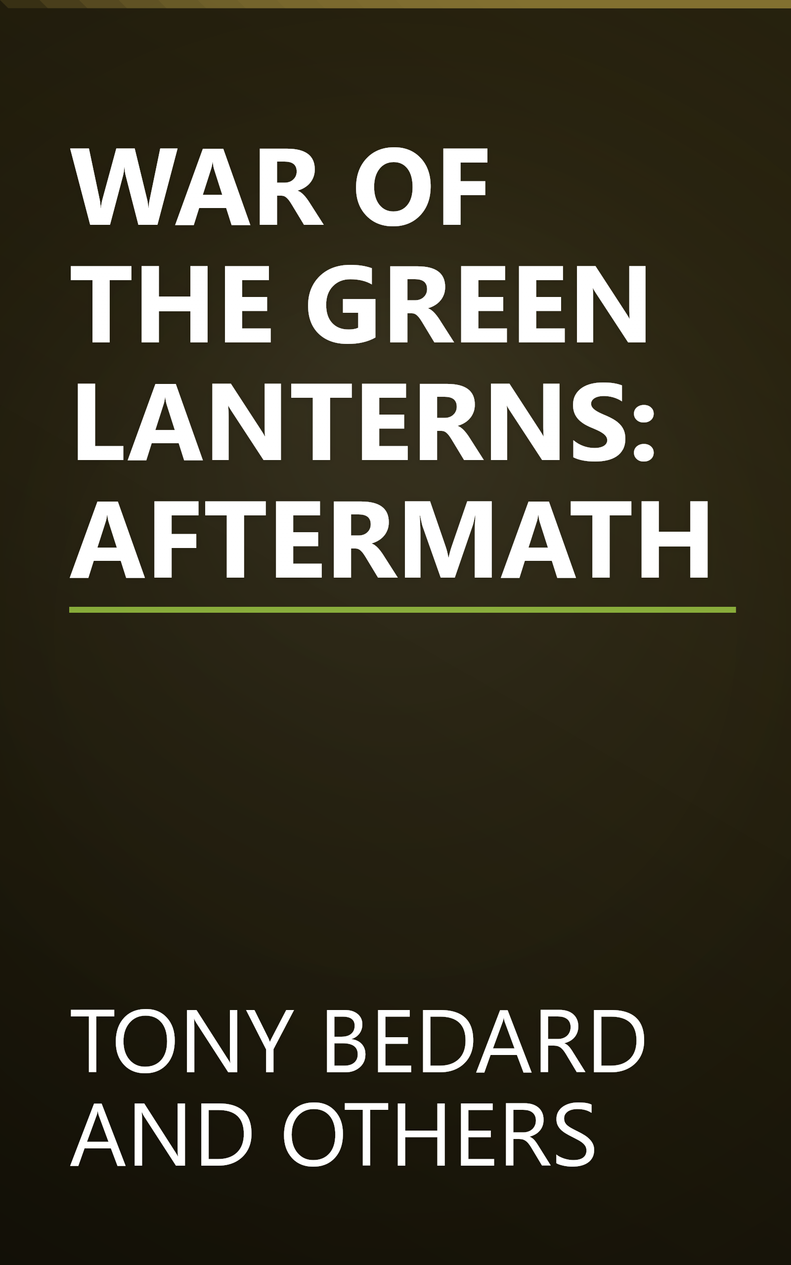 WAR OF THE GREEN LANTERNS: AFTERMATH book cover
