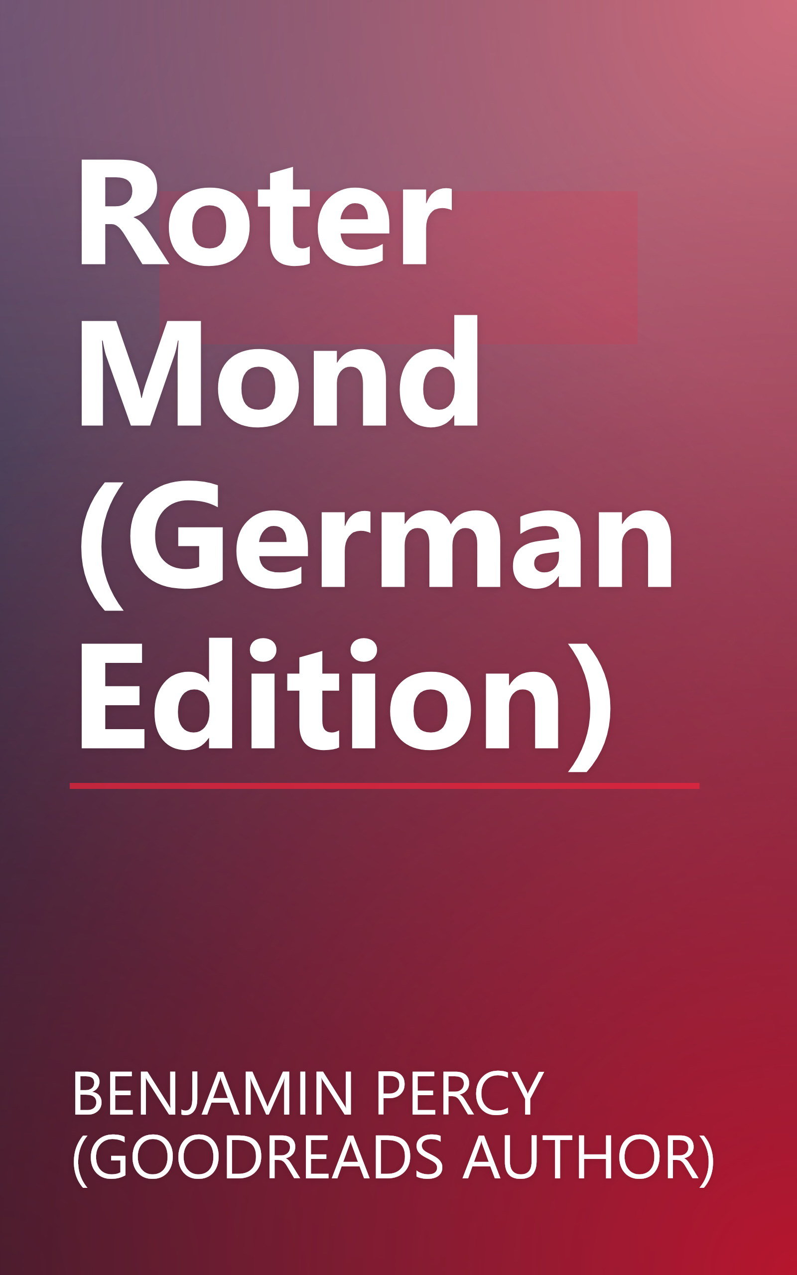 Roter Mond (German Edition) book cover
