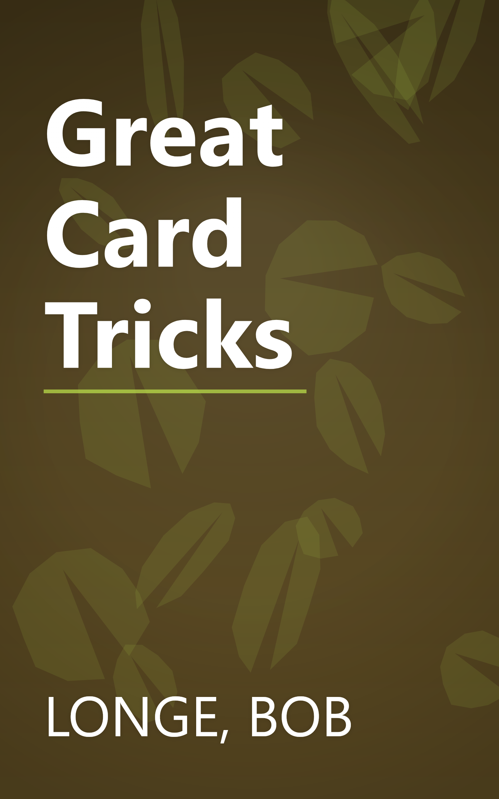 Great Card Tricks book cover
