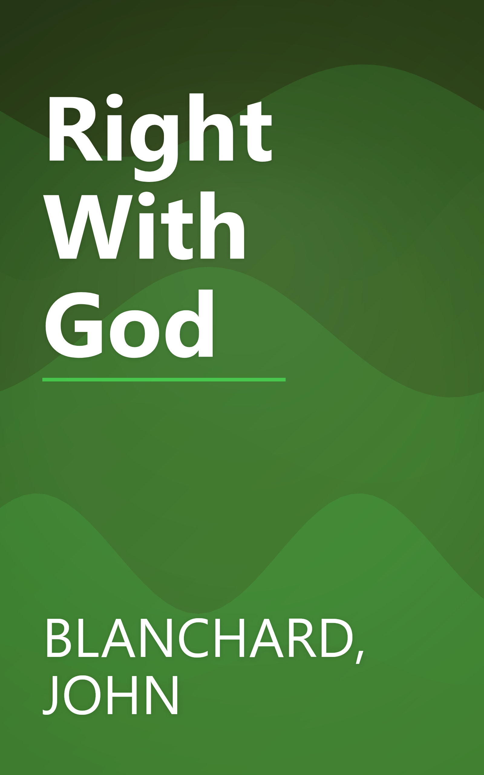 Right With God book cover