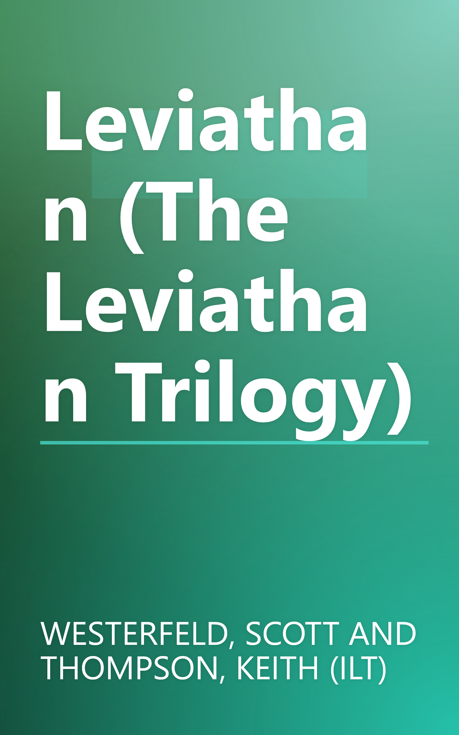 Leviathan (The Leviathan Trilogy) book cover