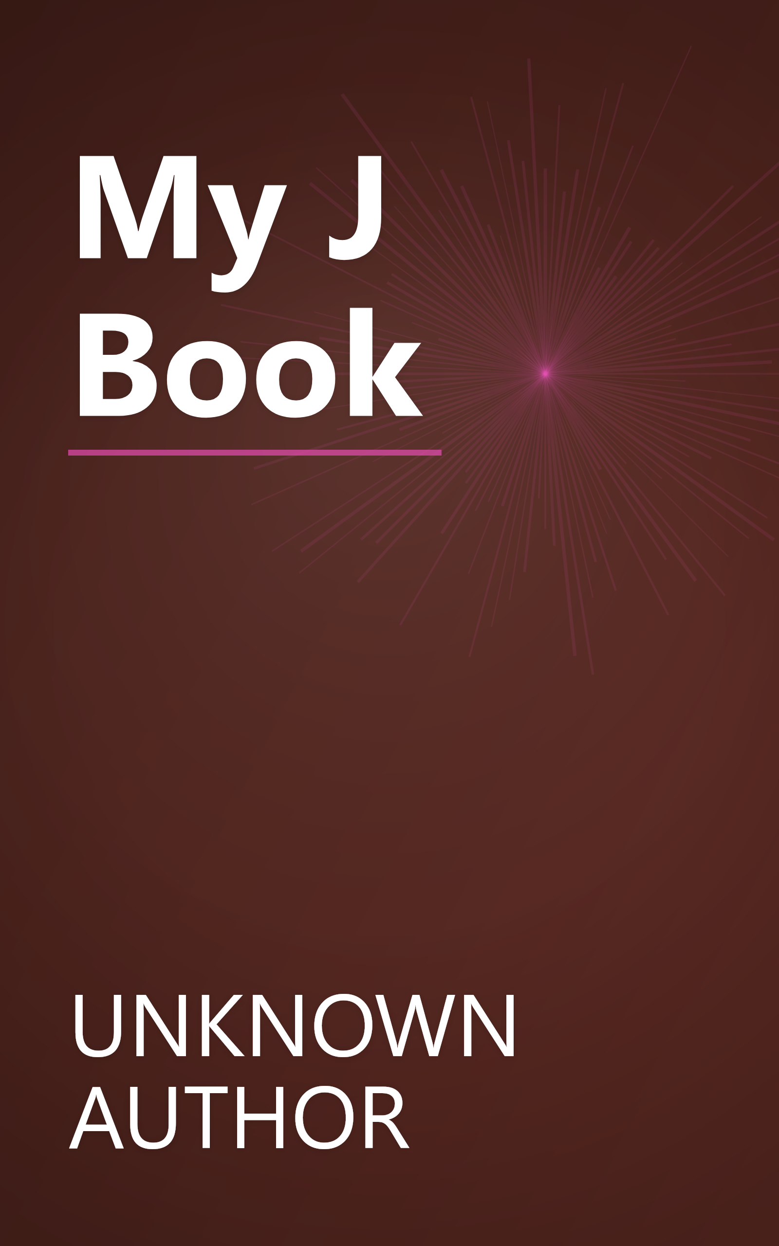 My  J  Book book cover