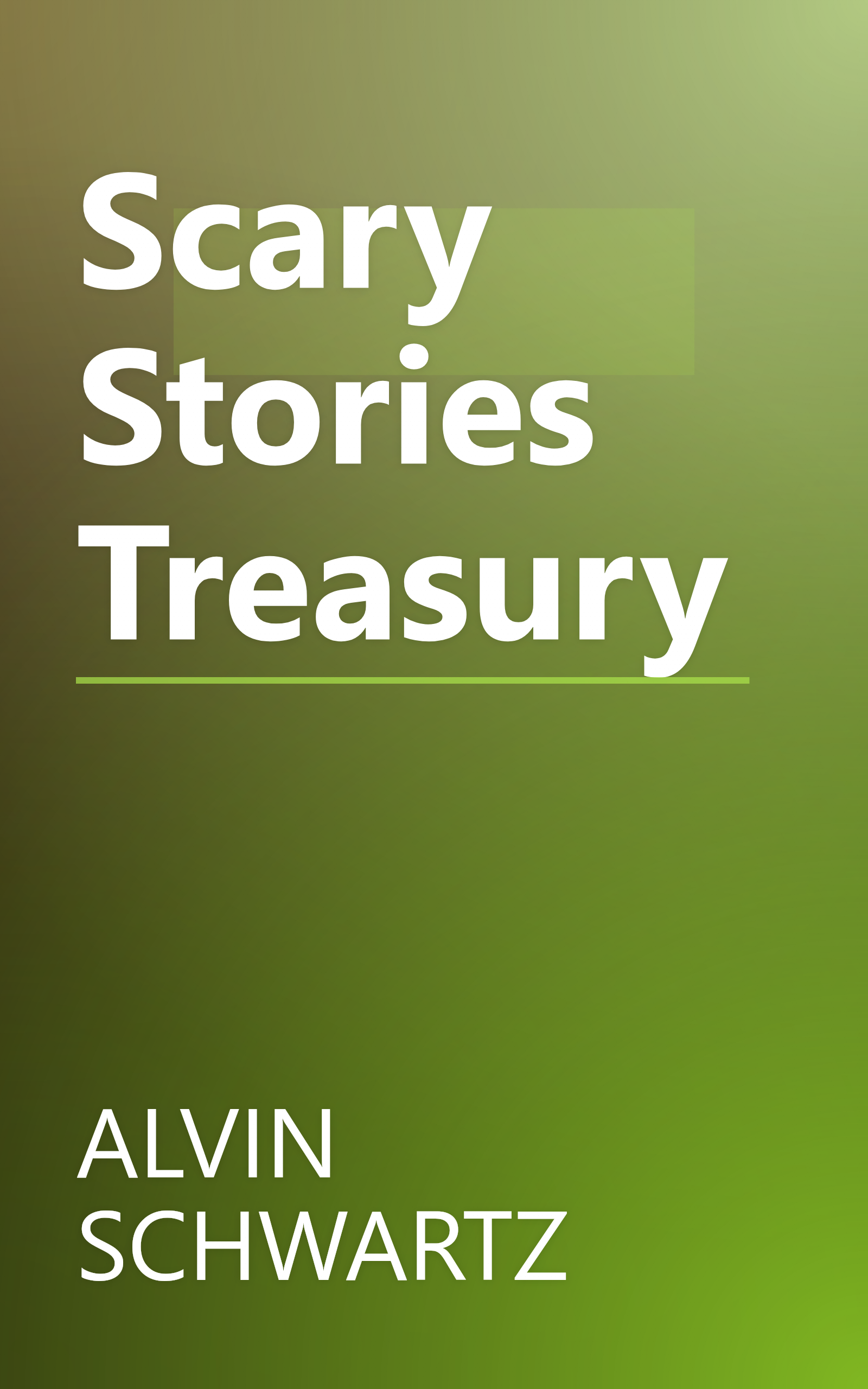 Scary Stories Treasury book cover