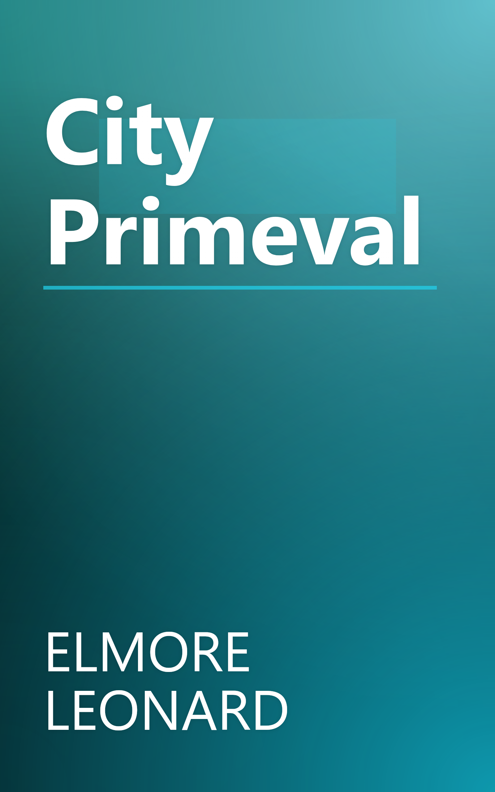 City Primeval book cover
