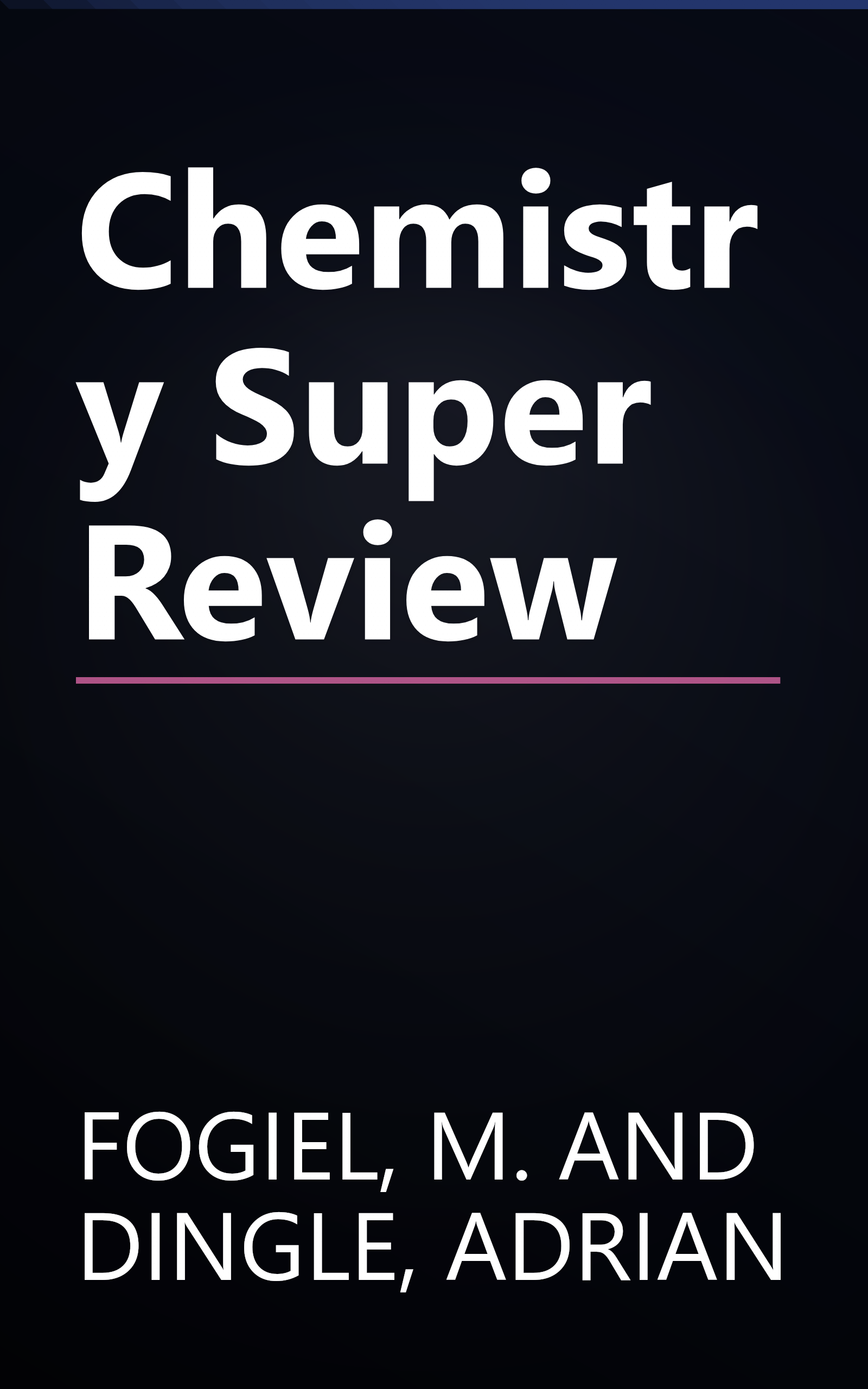 Chemistry Super Review book cover