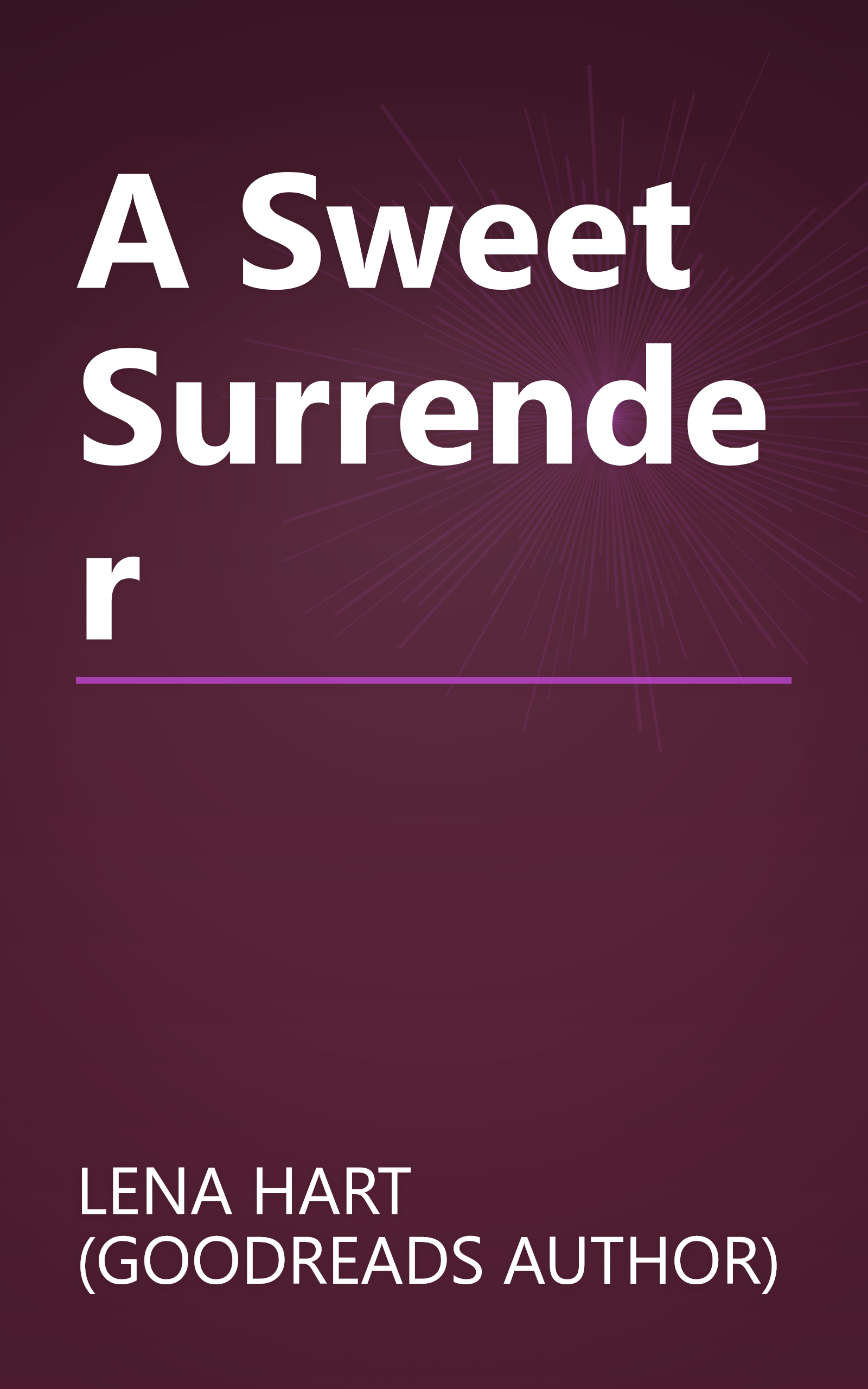 A Sweet Surrender book cover
