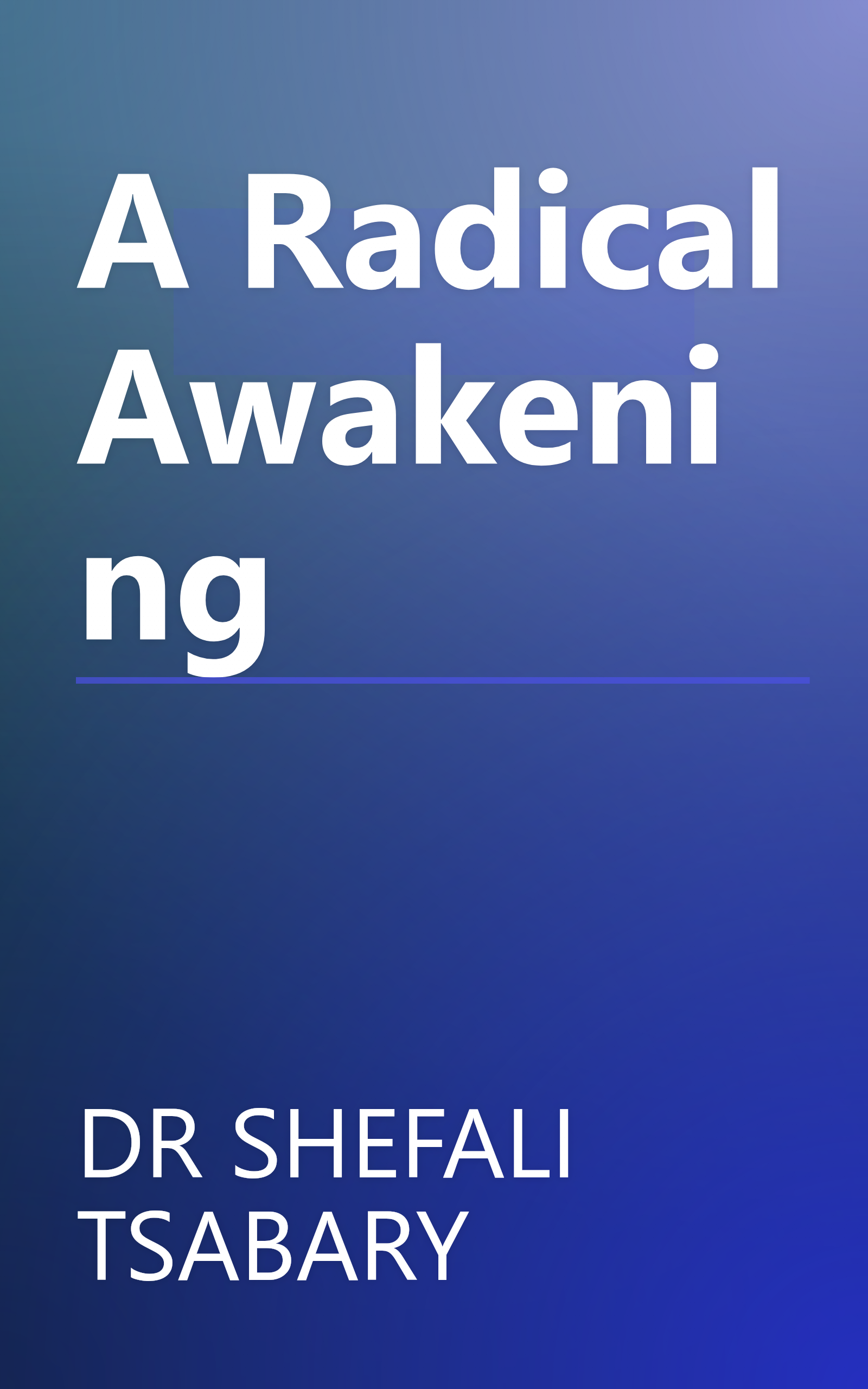 A Radical Awakening book cover