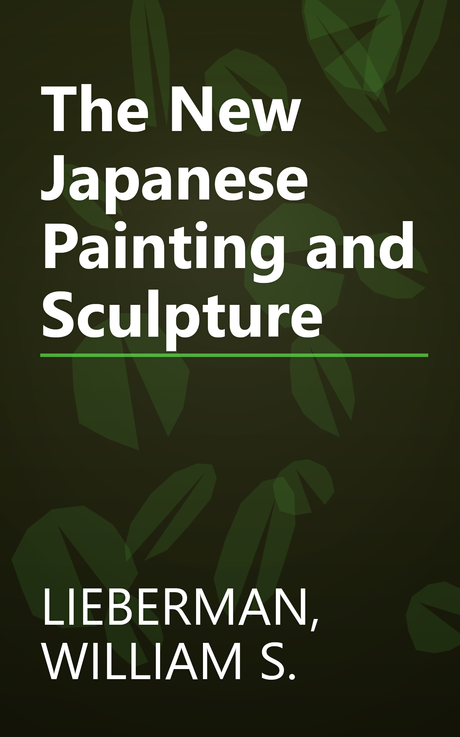 The New Japanese Painting and Sculpture book cover