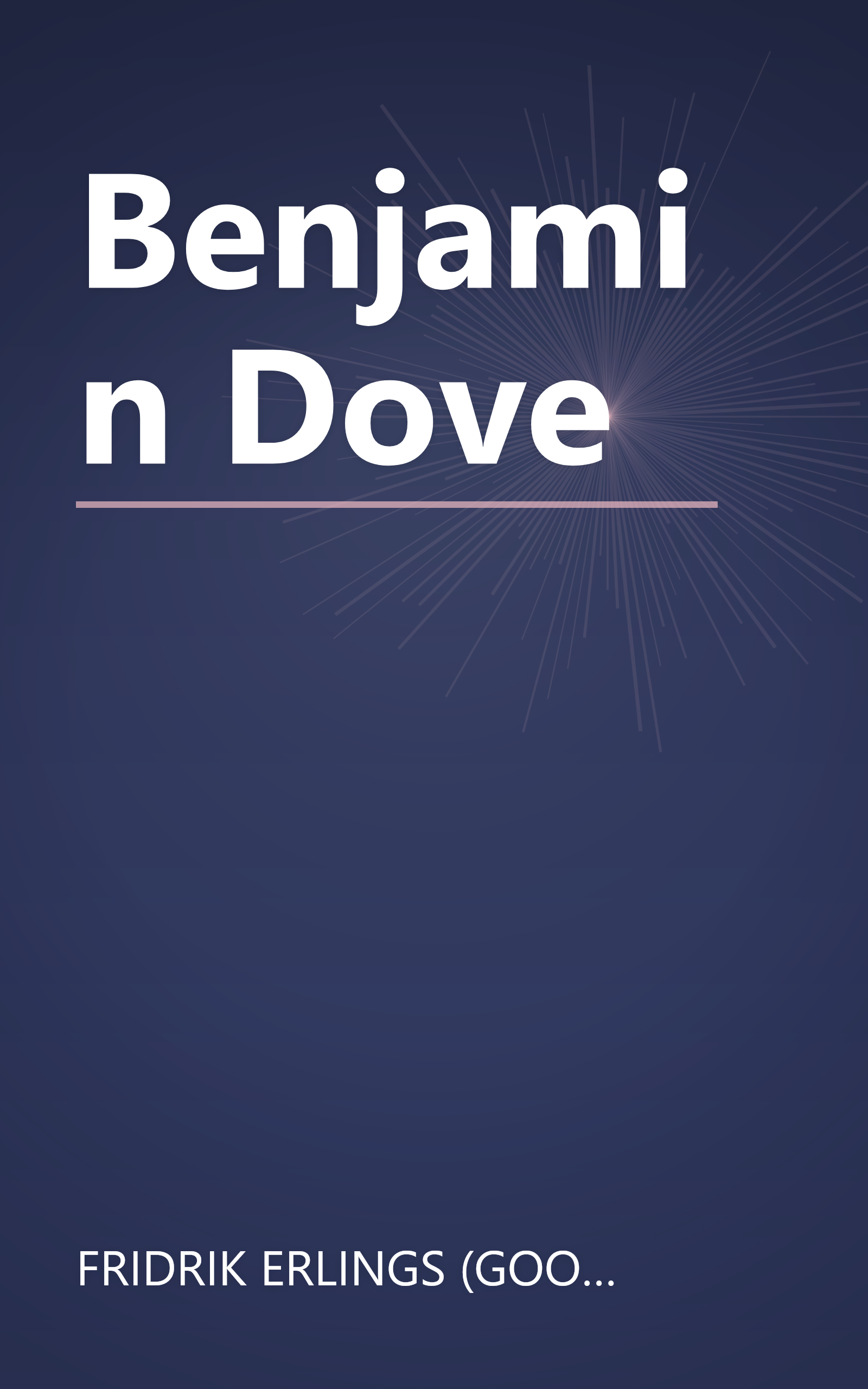 Benjamin Dove book cover