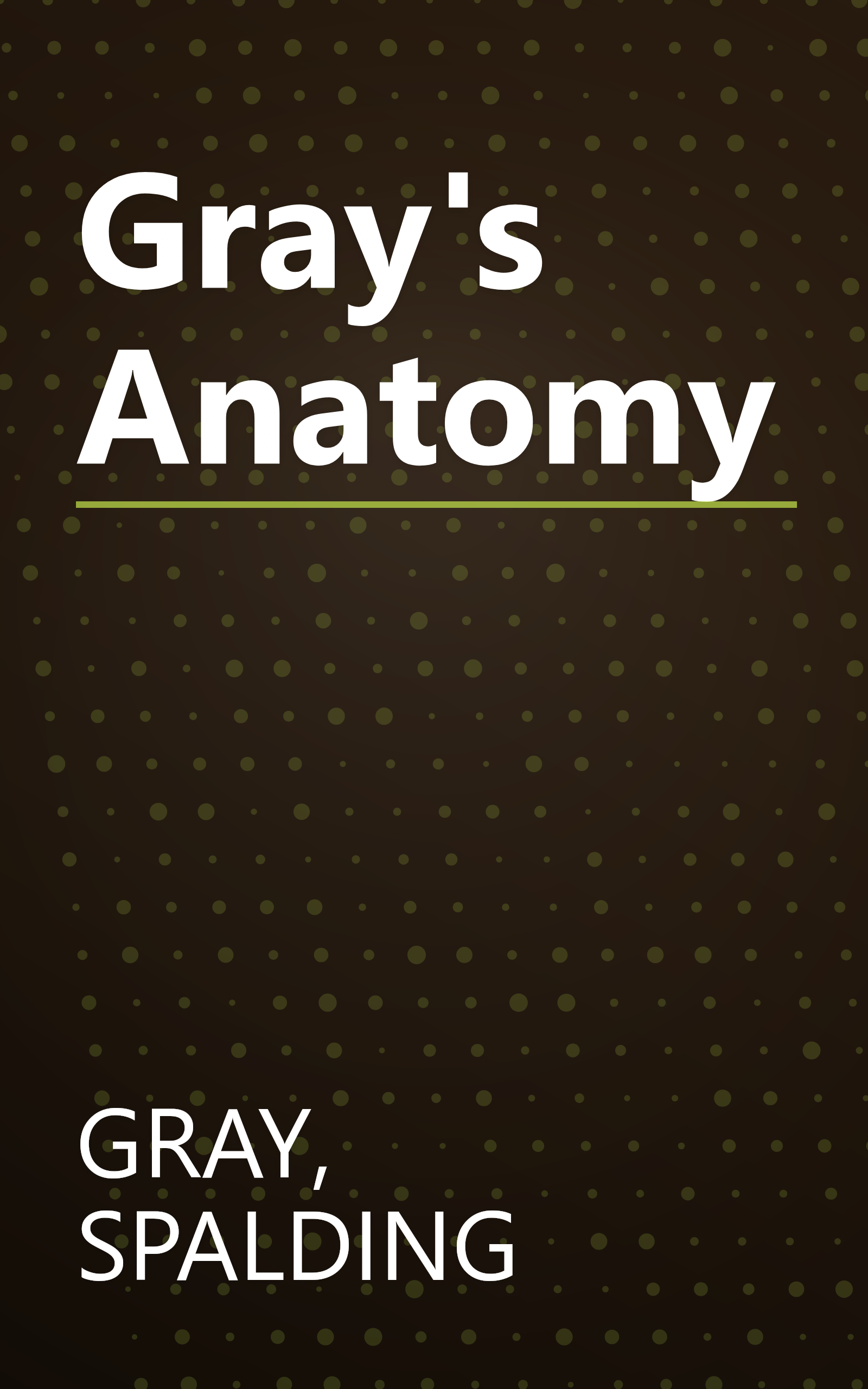 Gray's Anatomy book cover