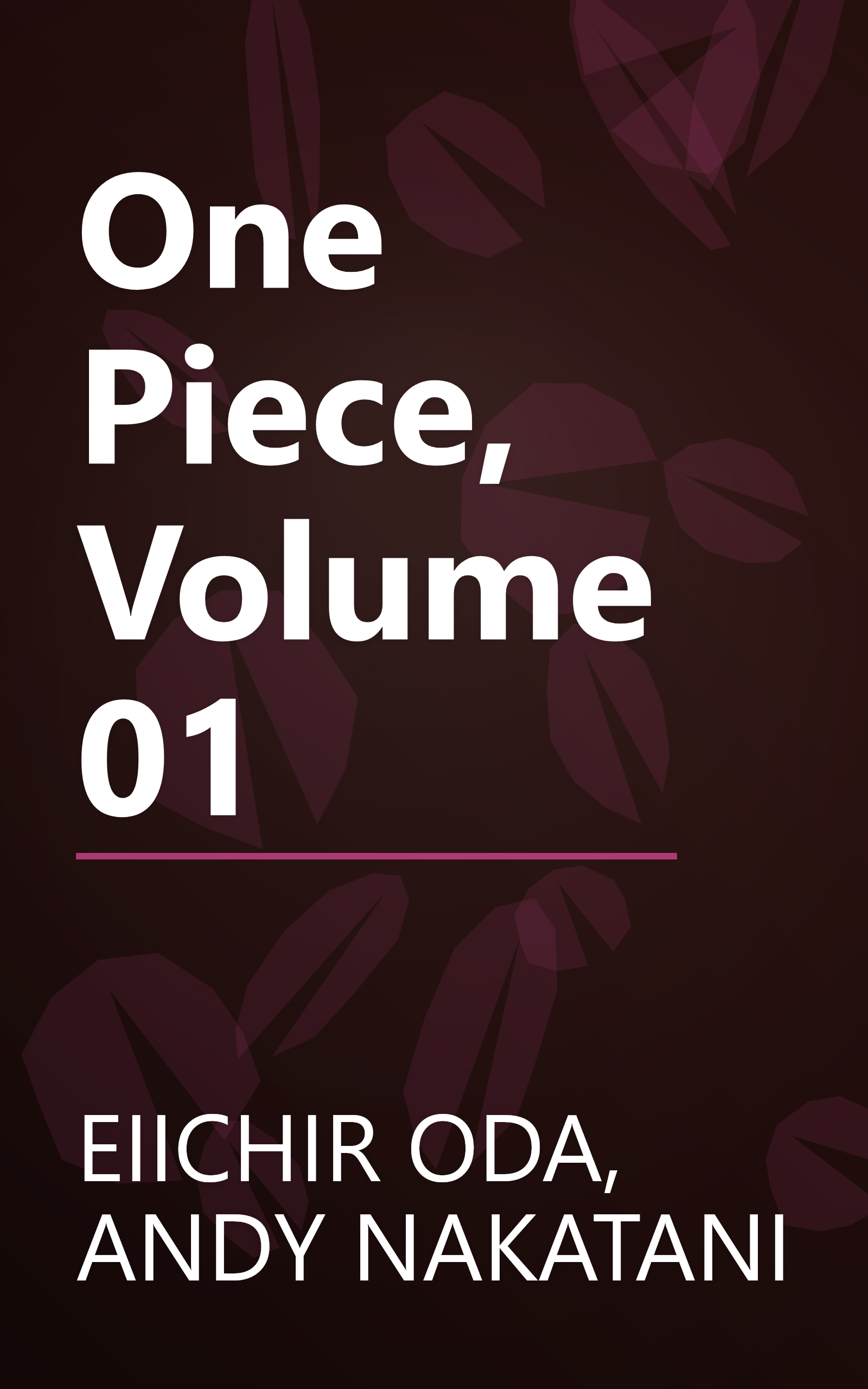 One Piece, Volume 01 book cover