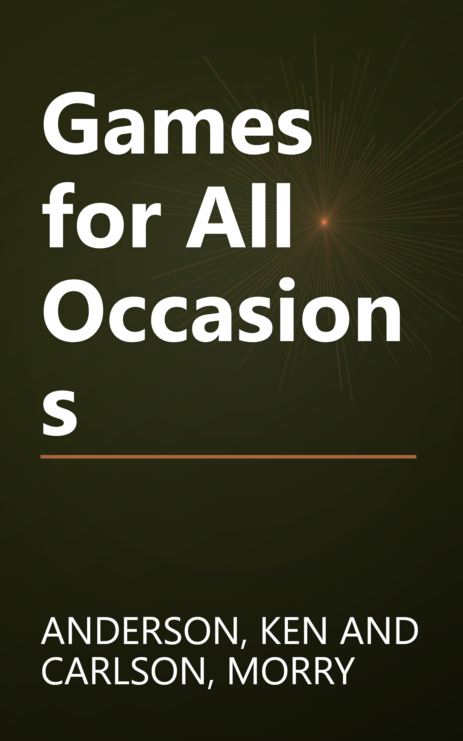 Games for All Occasions book cover
