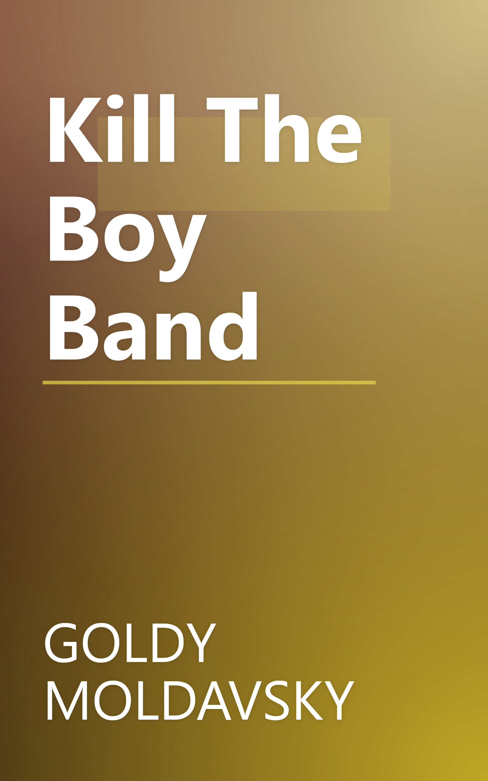 Kill The Boy Band book cover