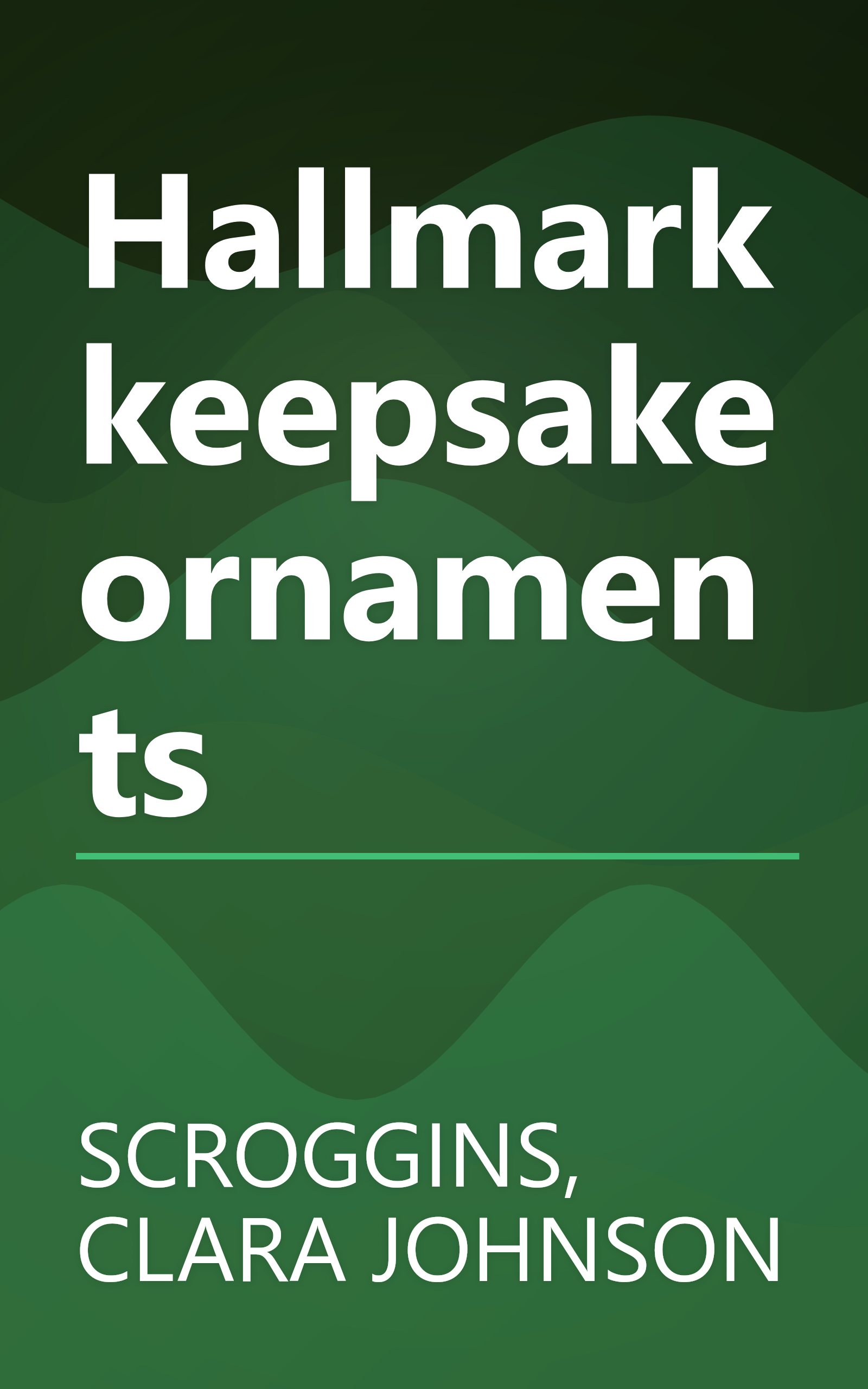 Hallmark keepsake ornaments book cover