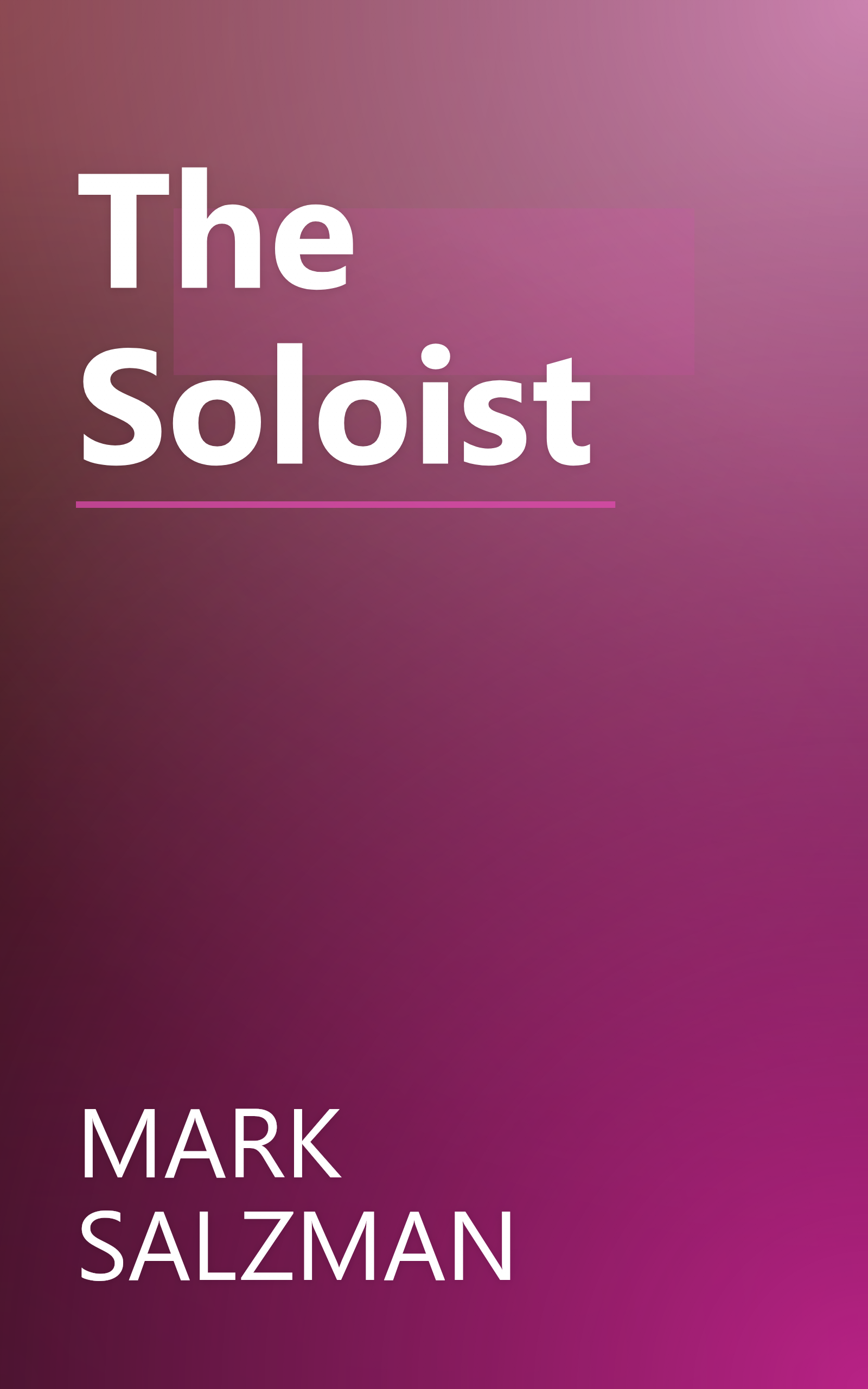 The Soloist book cover