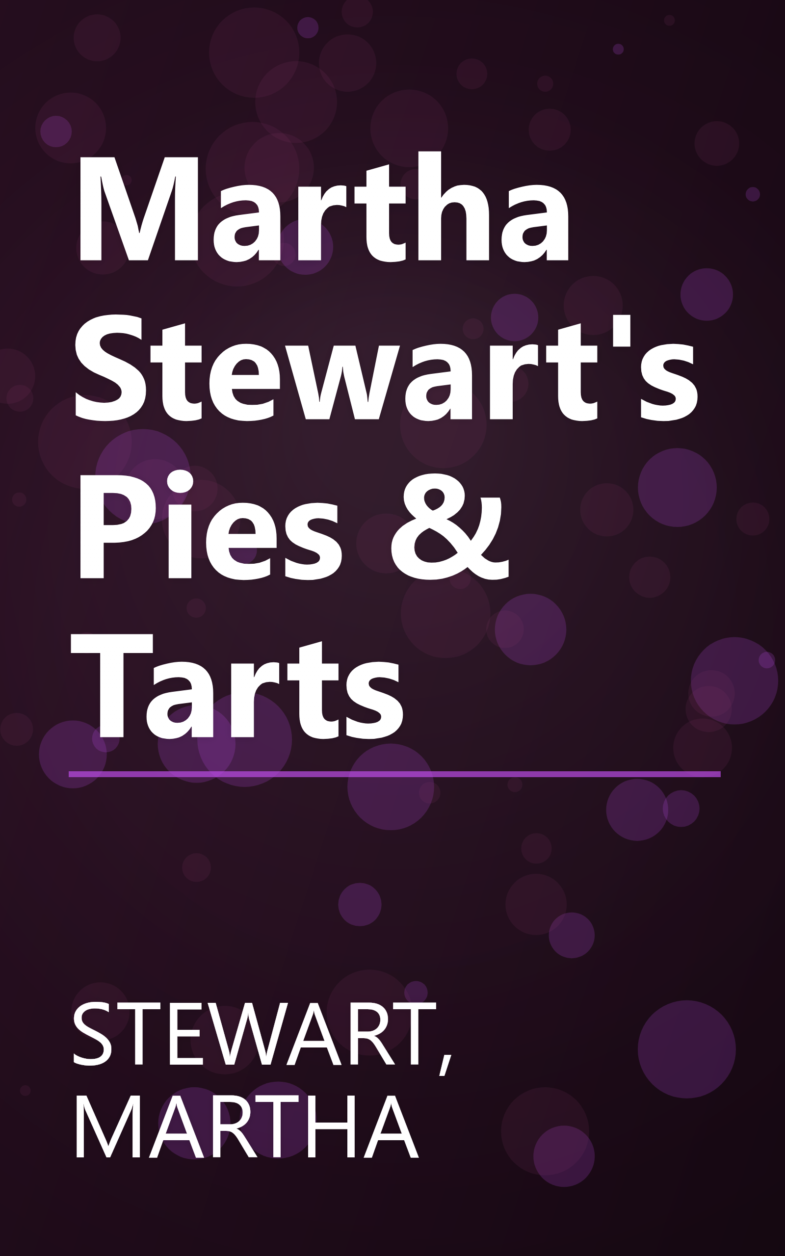 Martha Stewart's Pies & Tarts book cover