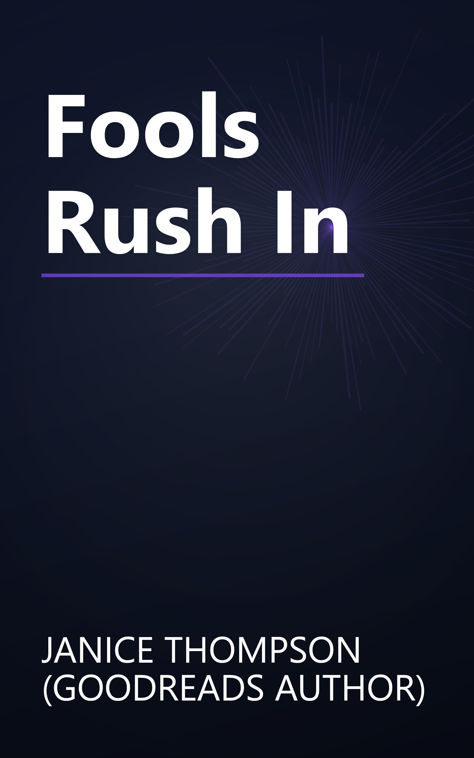 Fools Rush In book cover