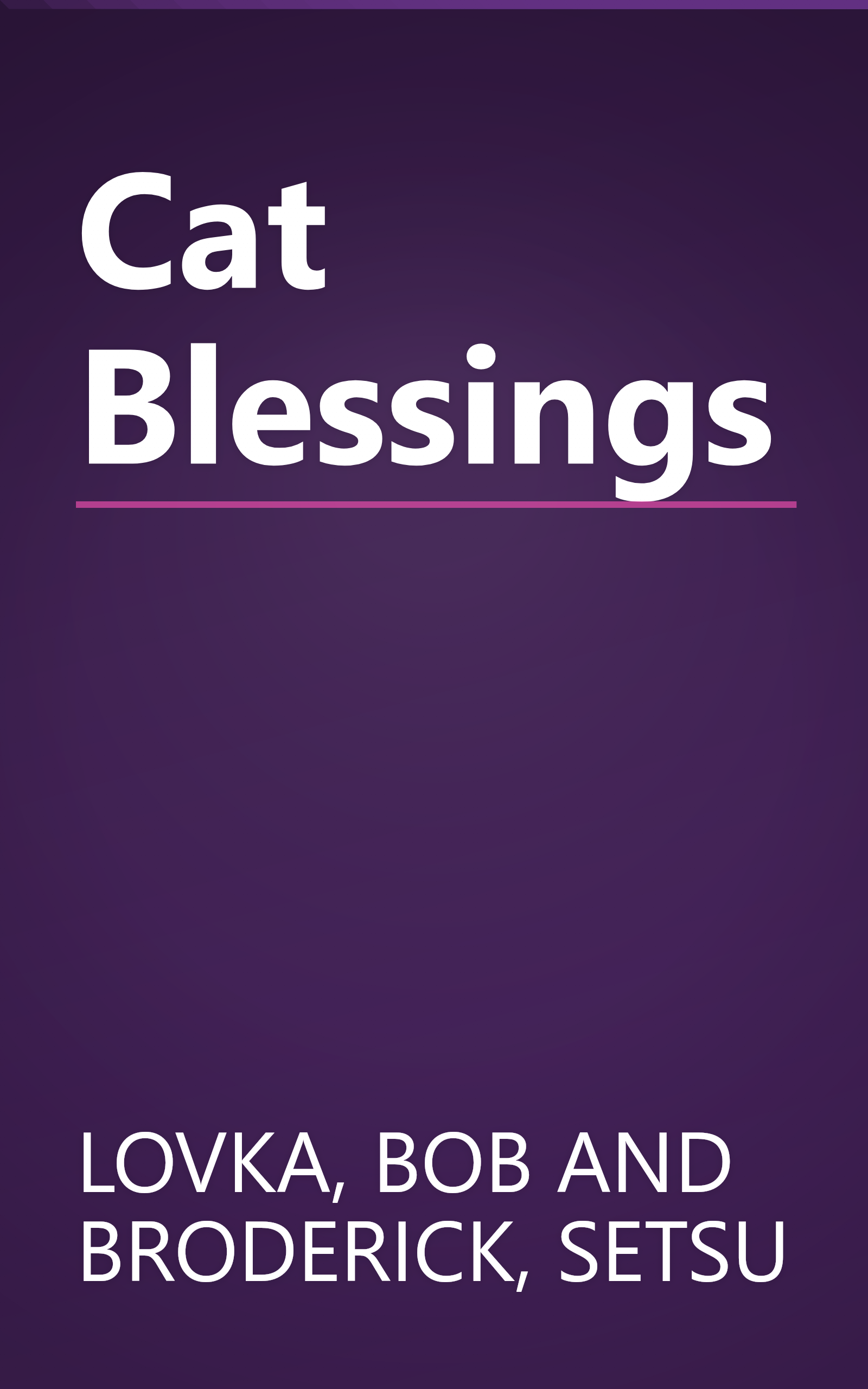 Cat Blessings book cover