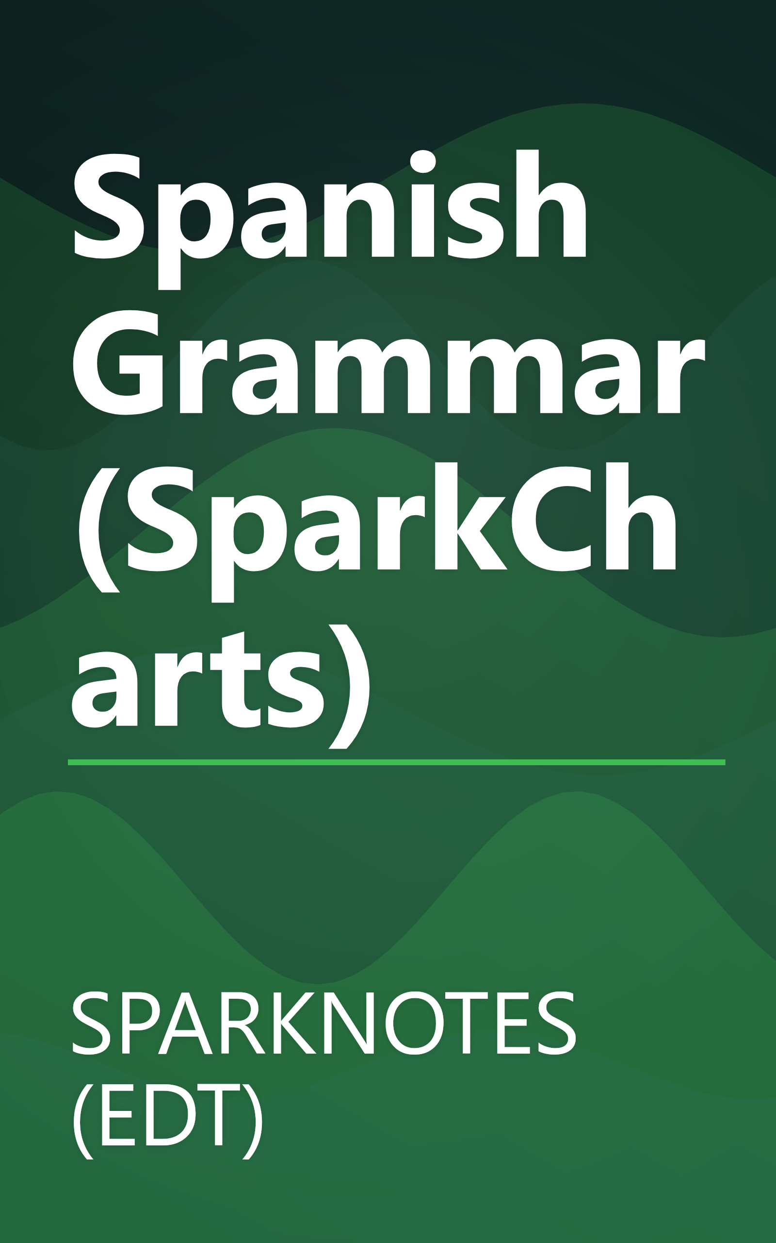 Spanish Grammar (SparkCharts) book cover