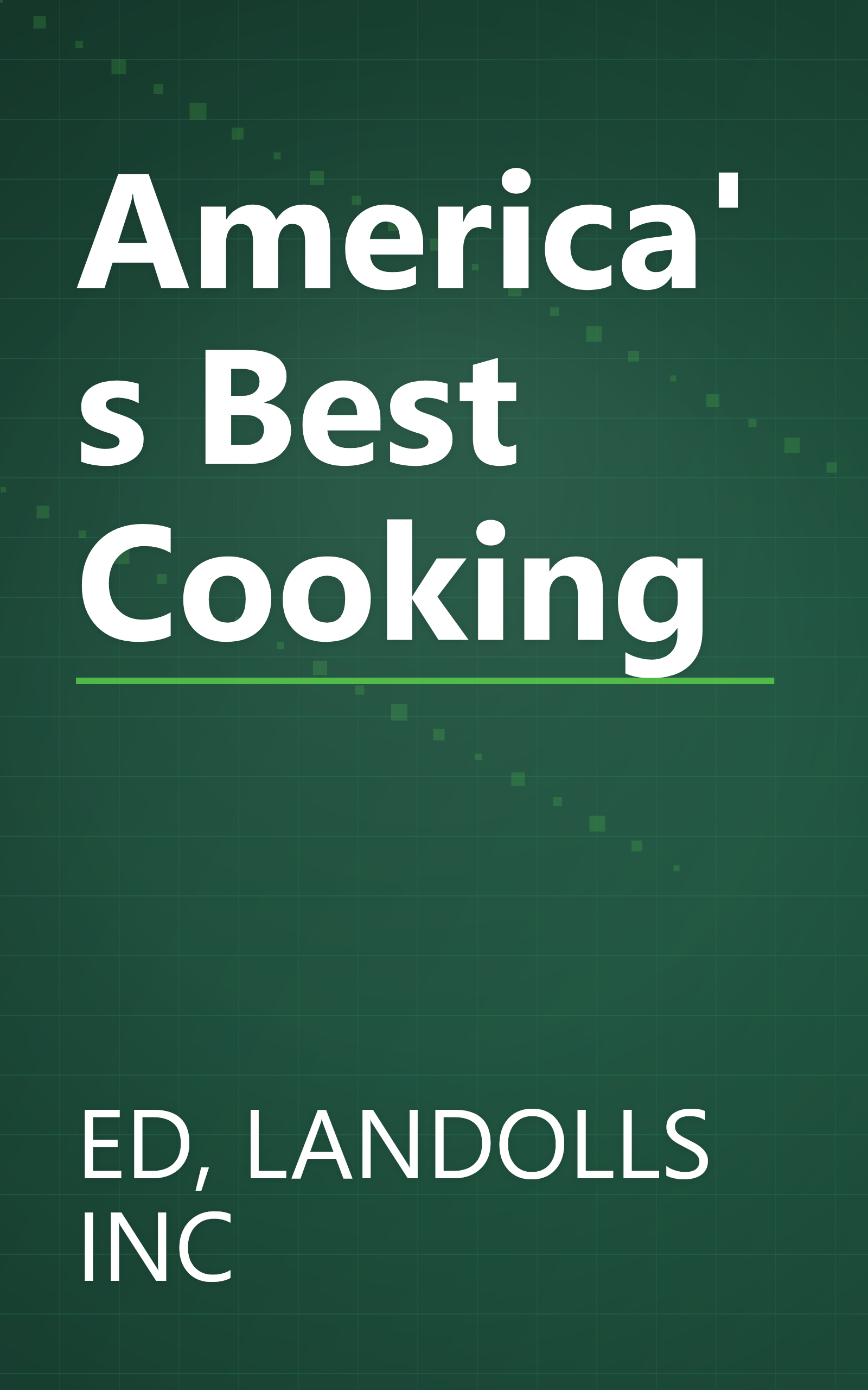 America's Best Cooking book cover