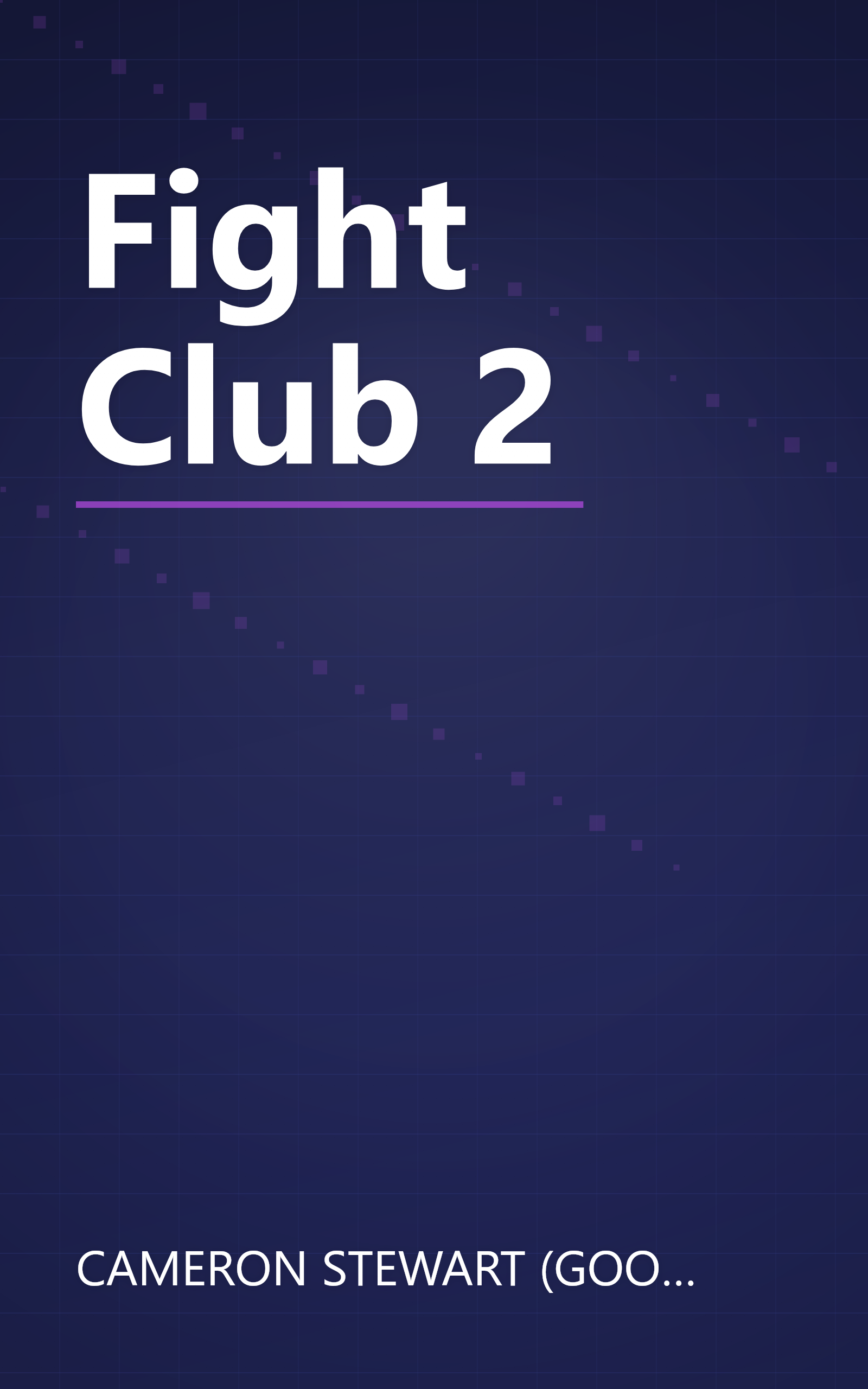 Fight Club 2 book cover