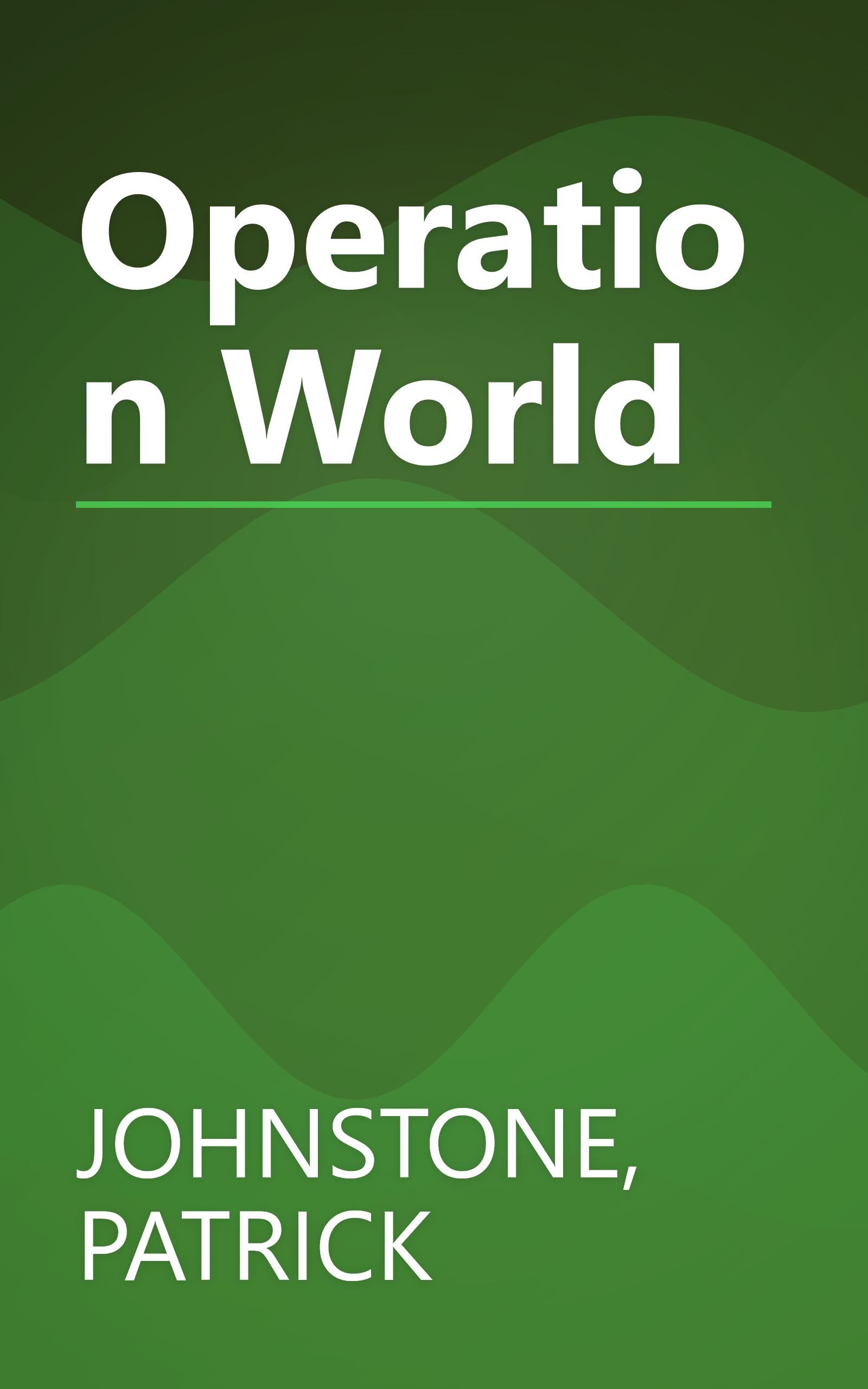 Operation World book cover