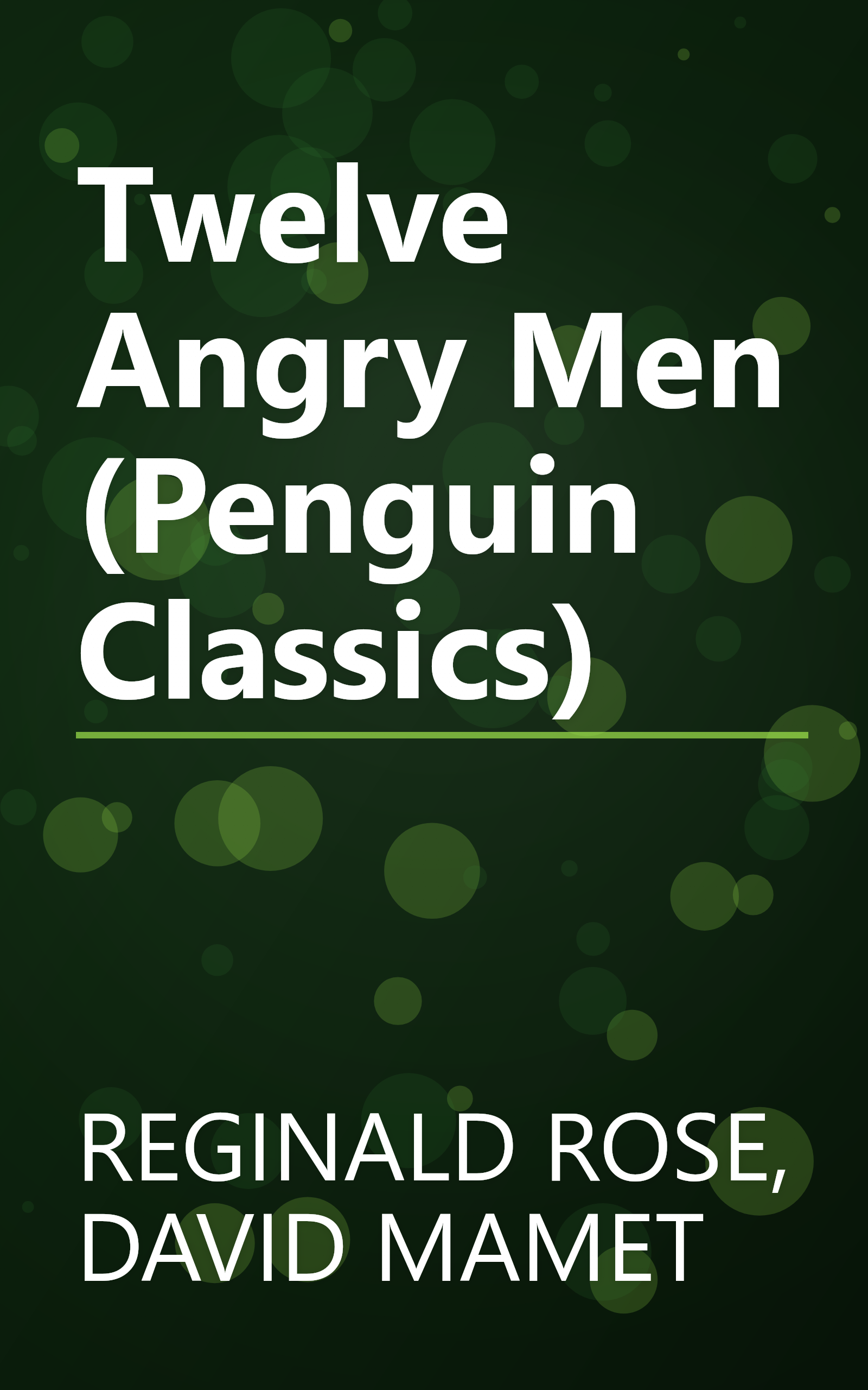 Twelve Angry Men (Penguin Classics) book cover