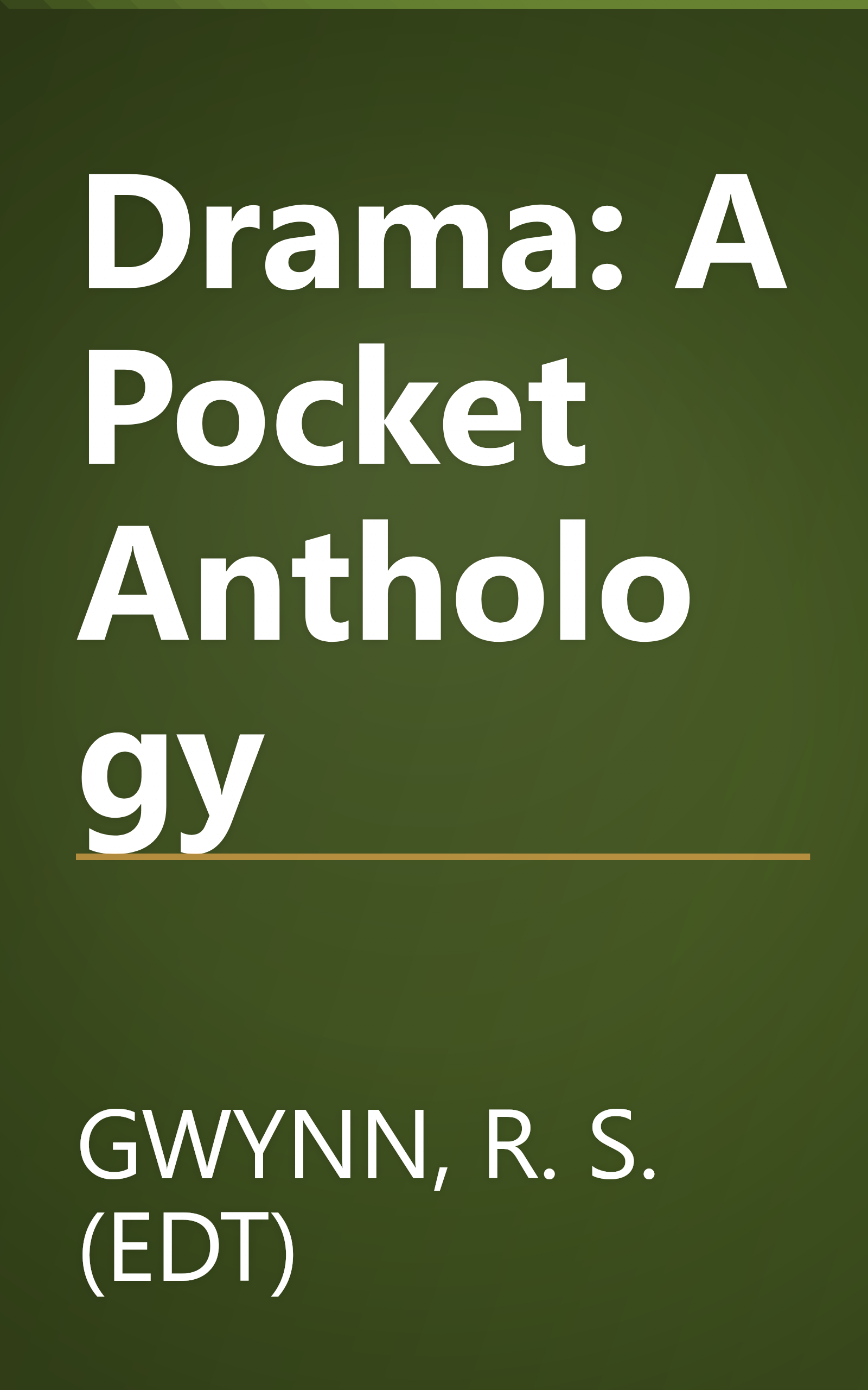 Drama: A Pocket Anthology book cover