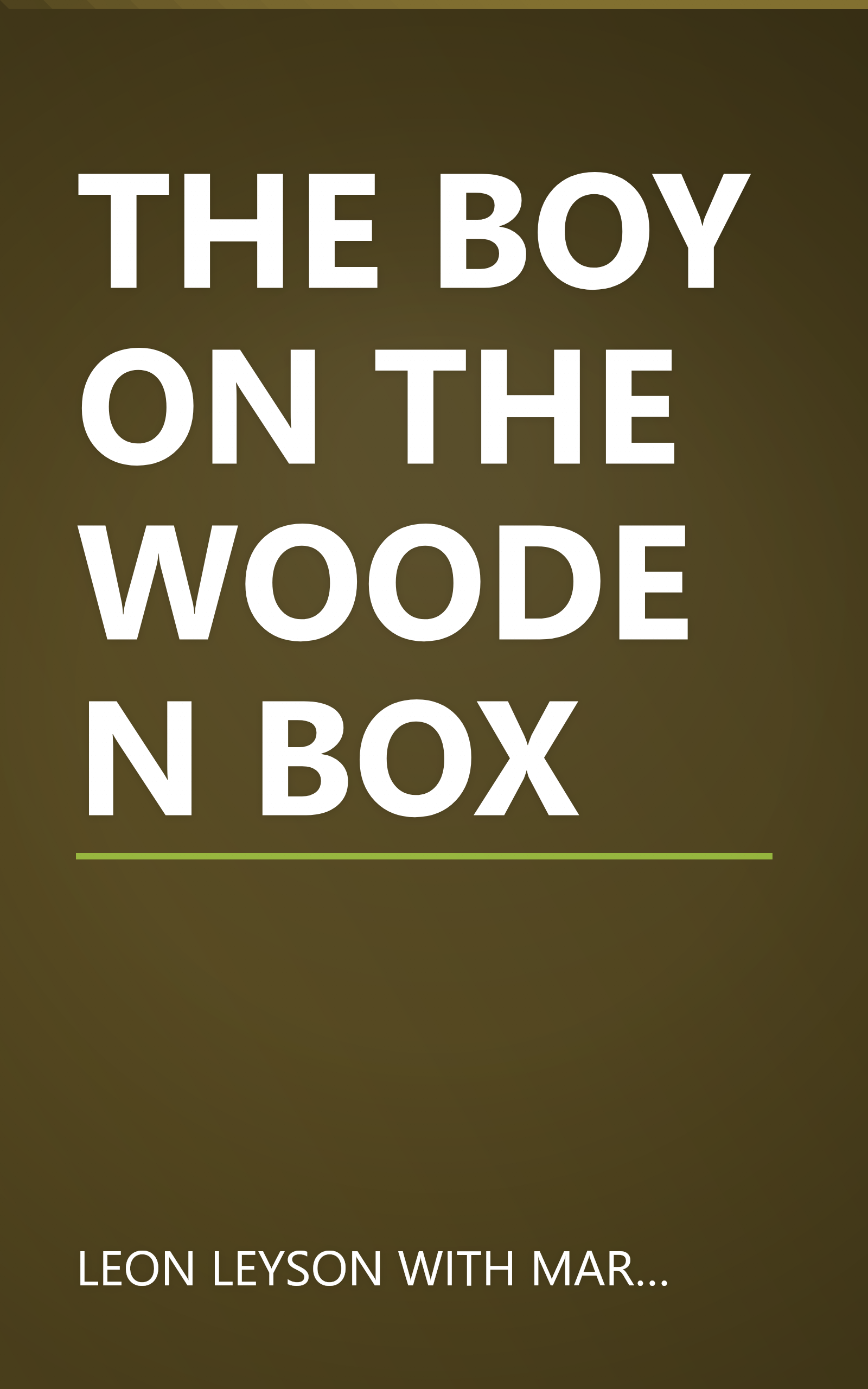 THE BOY ON THE WOODEN BOX book cover