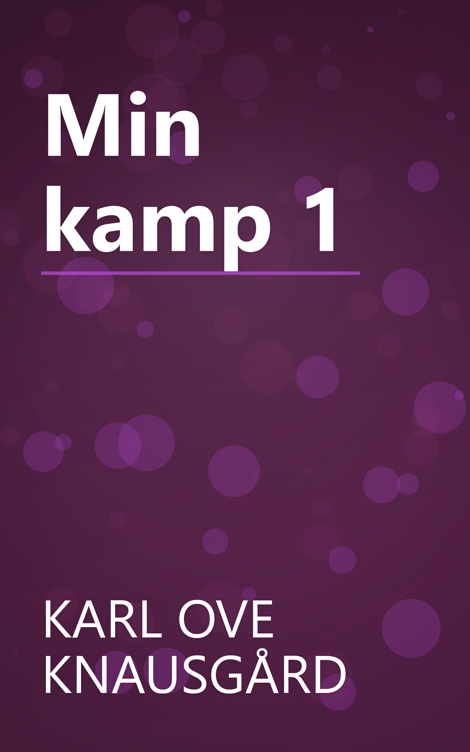 Min kamp 1 book cover