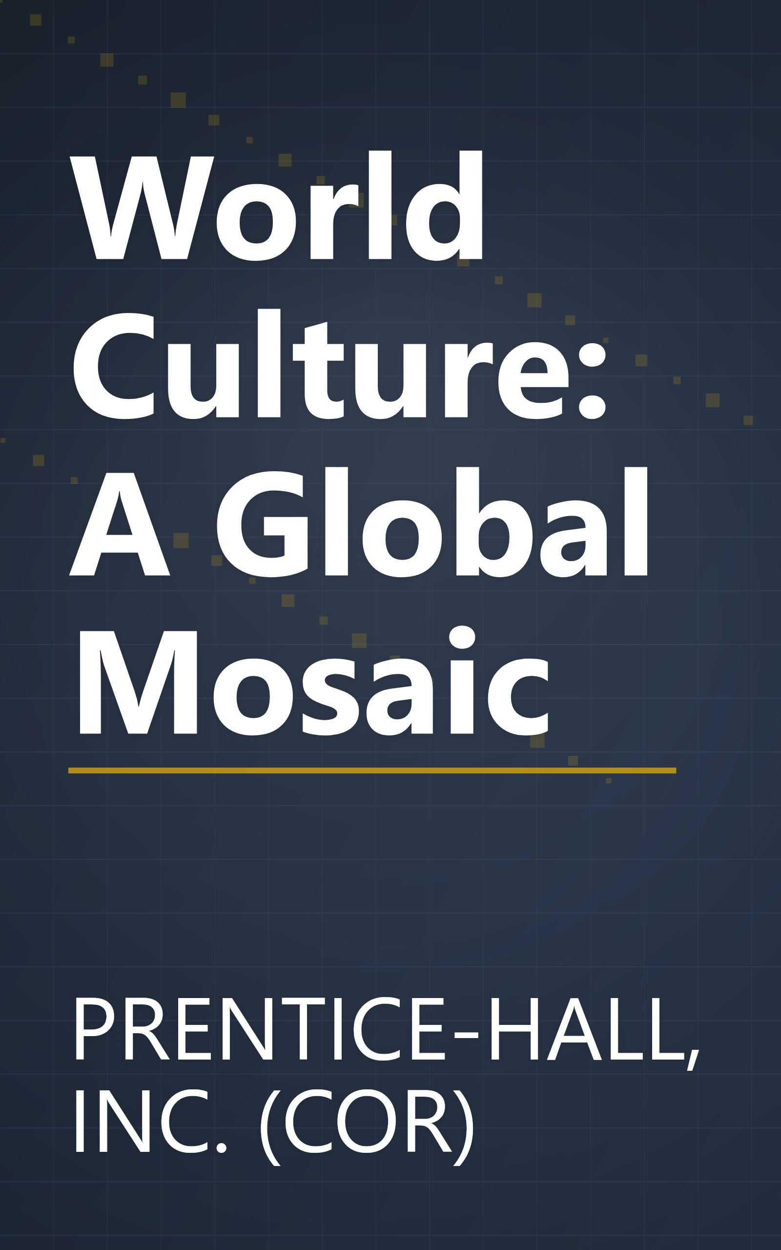 World Culture: A Global Mosaic book cover