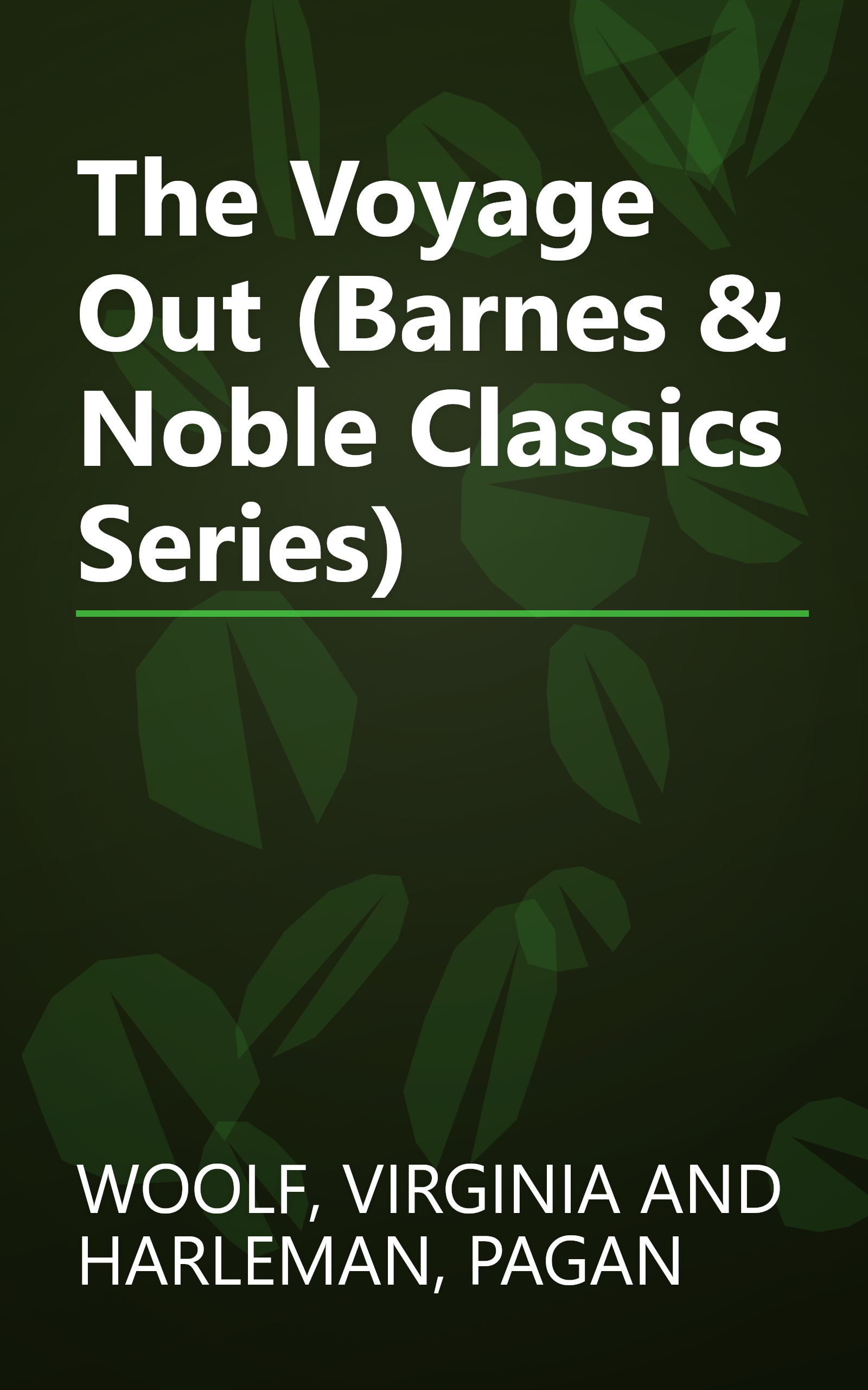 The Voyage Out (Barnes & Noble Classics Series) book cover