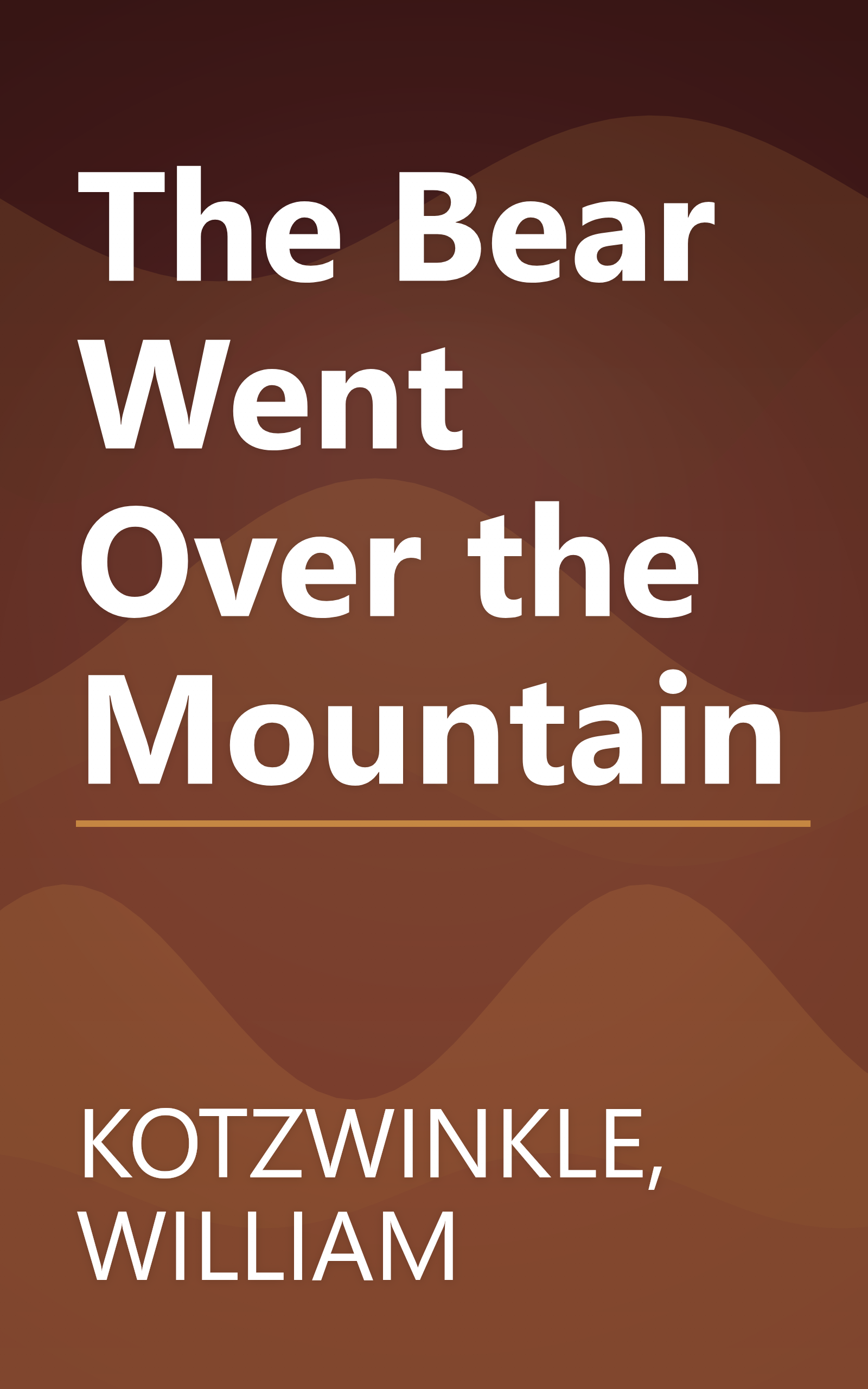 The Bear Went Over the Mountain book cover