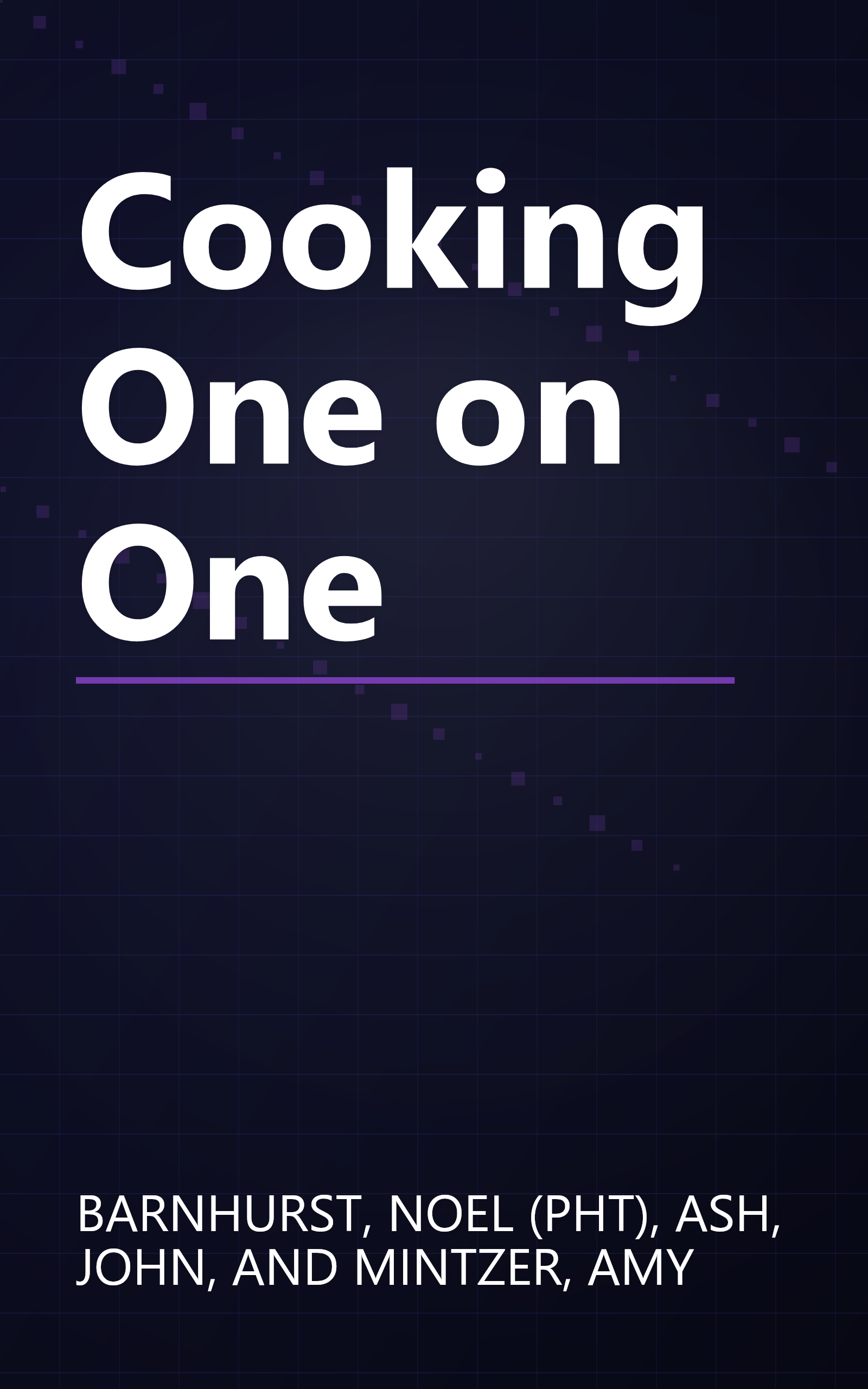 Cooking One on One book cover