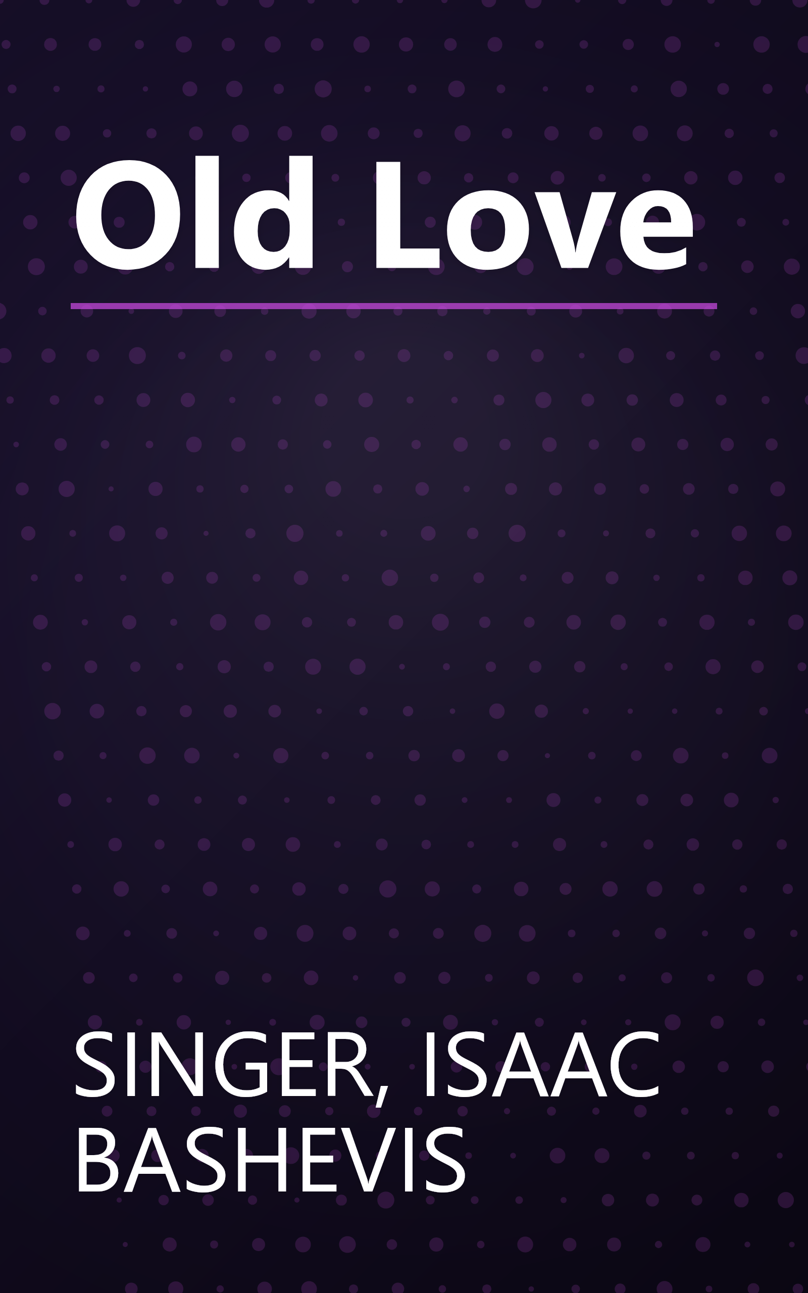 Old Love book cover
