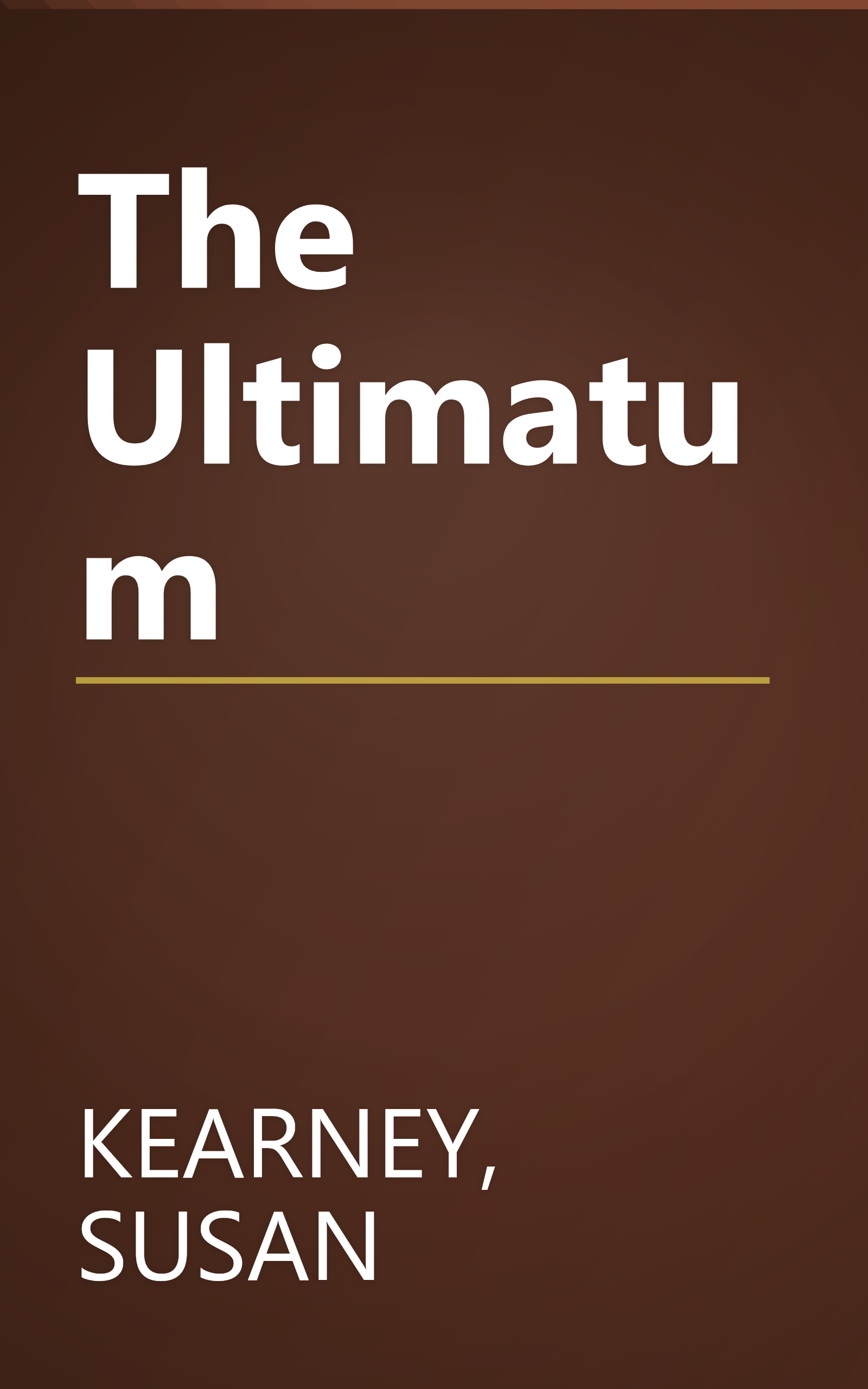The Ultimatum book cover