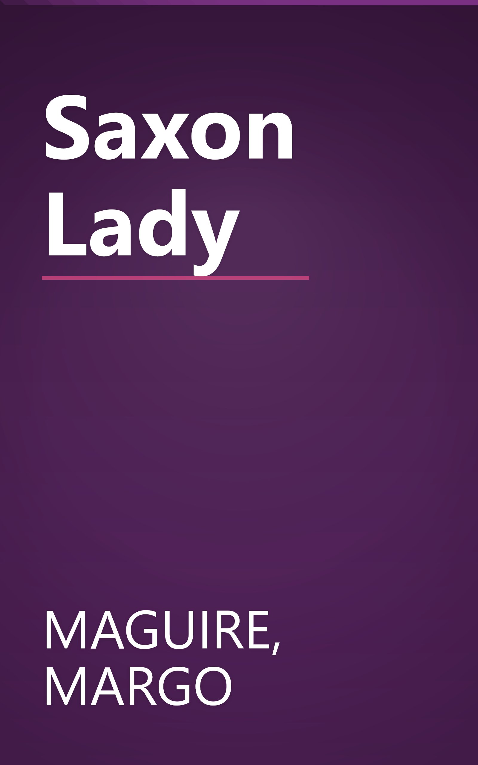 Saxon Lady book cover