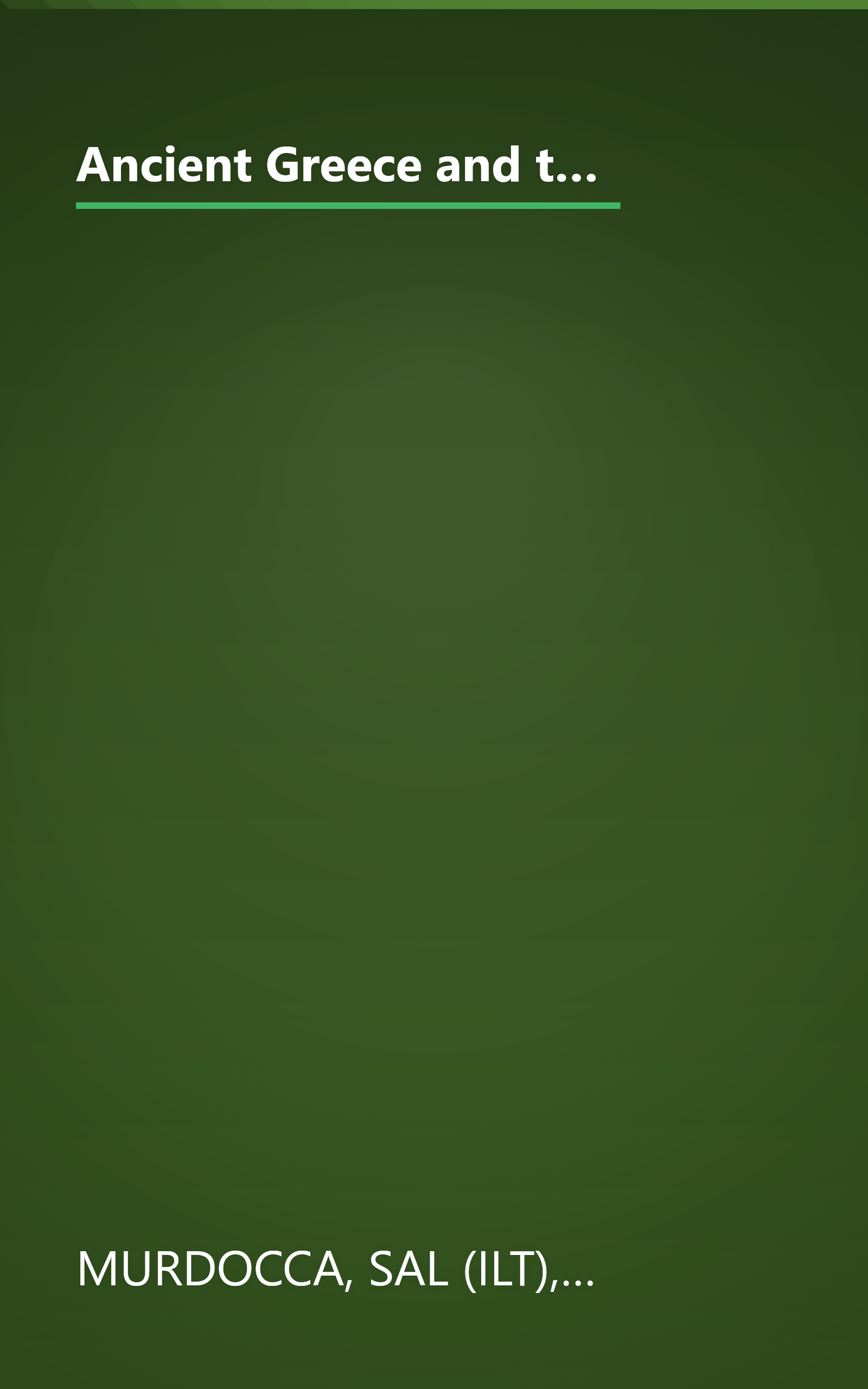 Ancient Greece and the Olympics: A Nonfiction Companion to Magic Tree House (Magic Tree House Fact Tracker) book cover