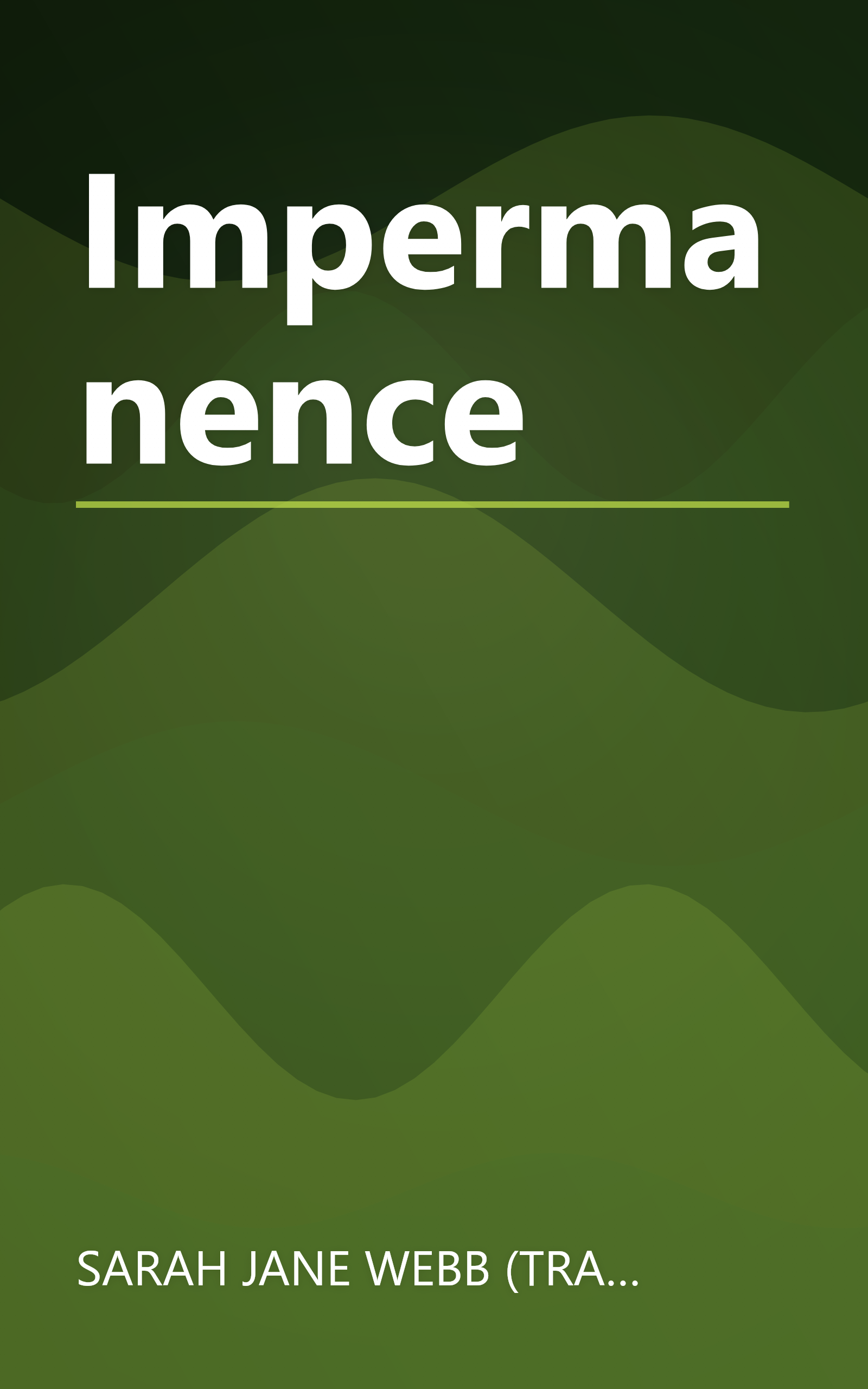 Impermanence book cover