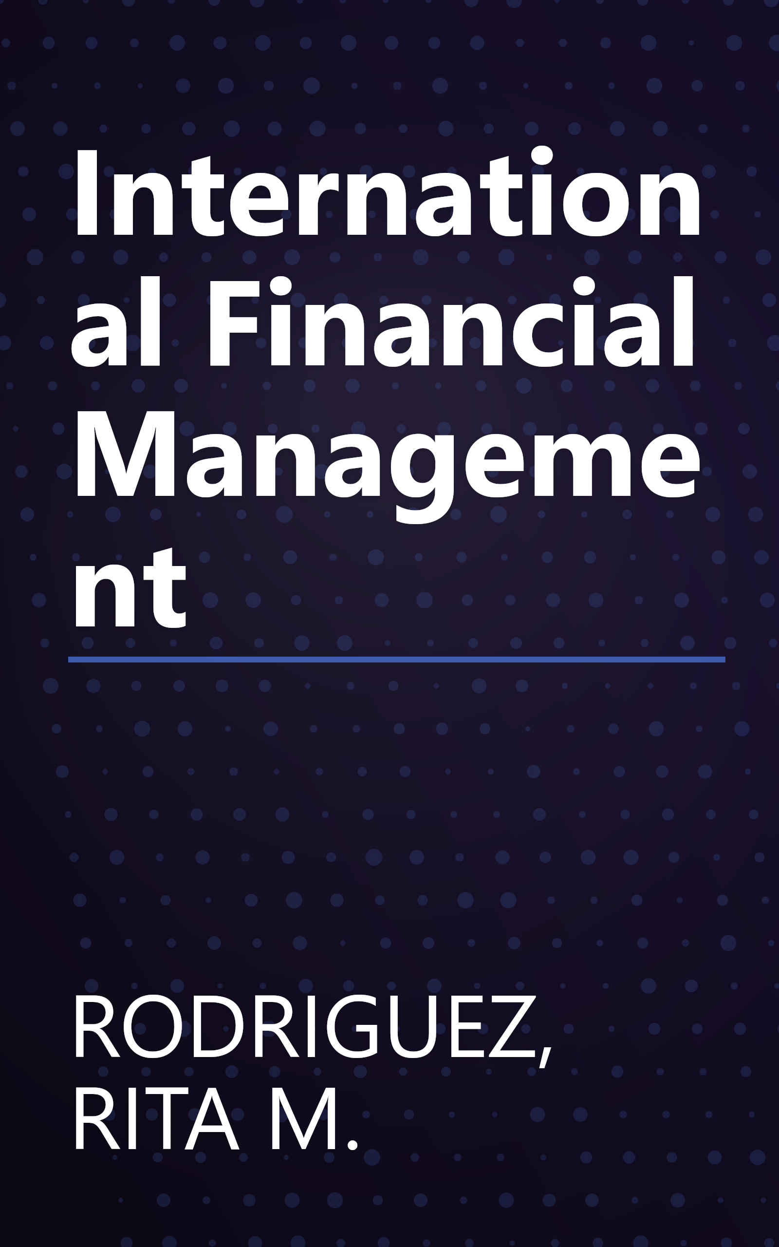International Financial Management book cover